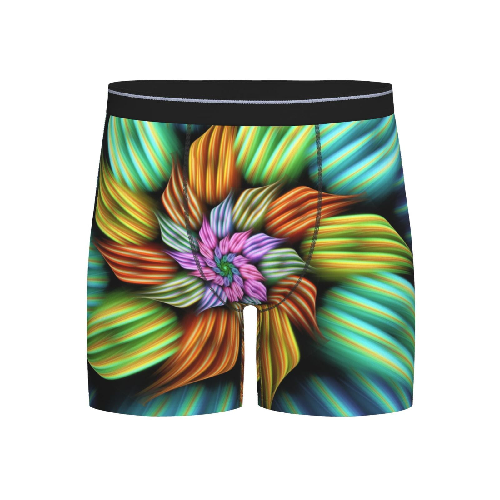 Disketp Hippie Style Men's Boxer Briefs Men’s Underwear Boxer Briefs ...