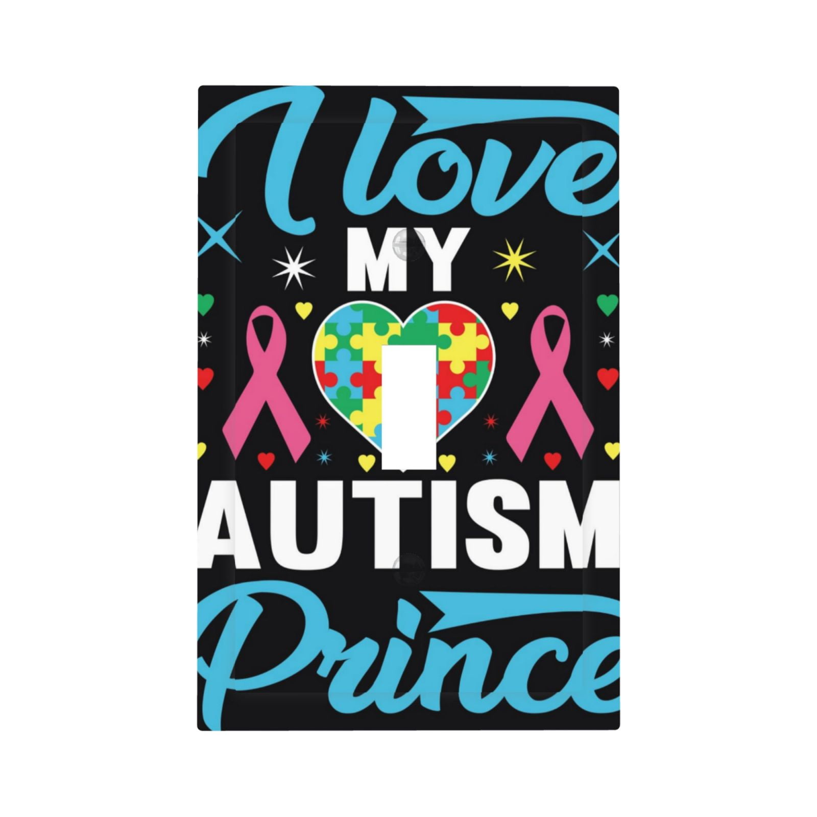 Disketp I Love My Autism Decorative Light Switch or Outlet Wall Plate ...
