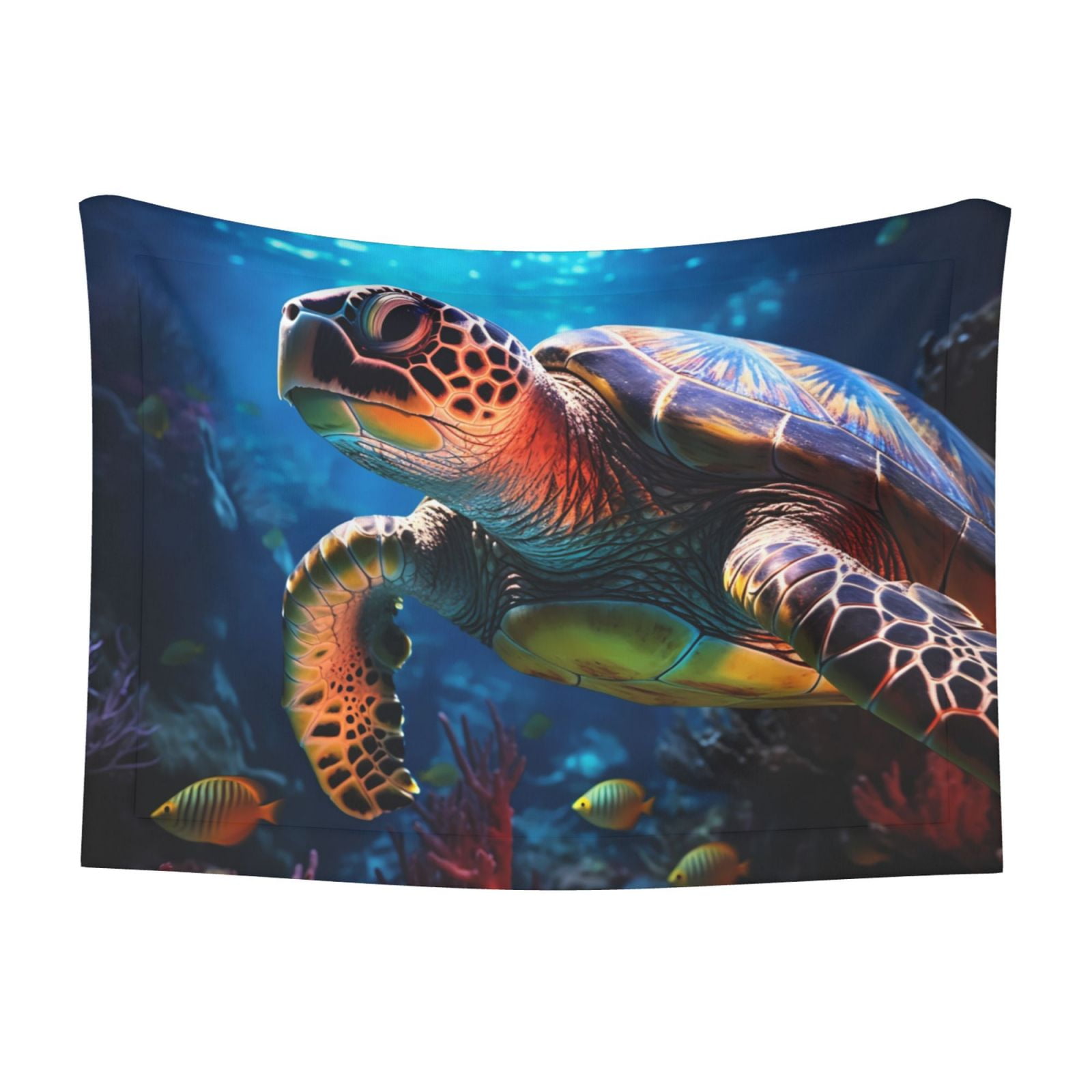 Disketp Ice Blue Ocean Sea Turtle Dog Blanket/Bed Cover for Dogs and ...