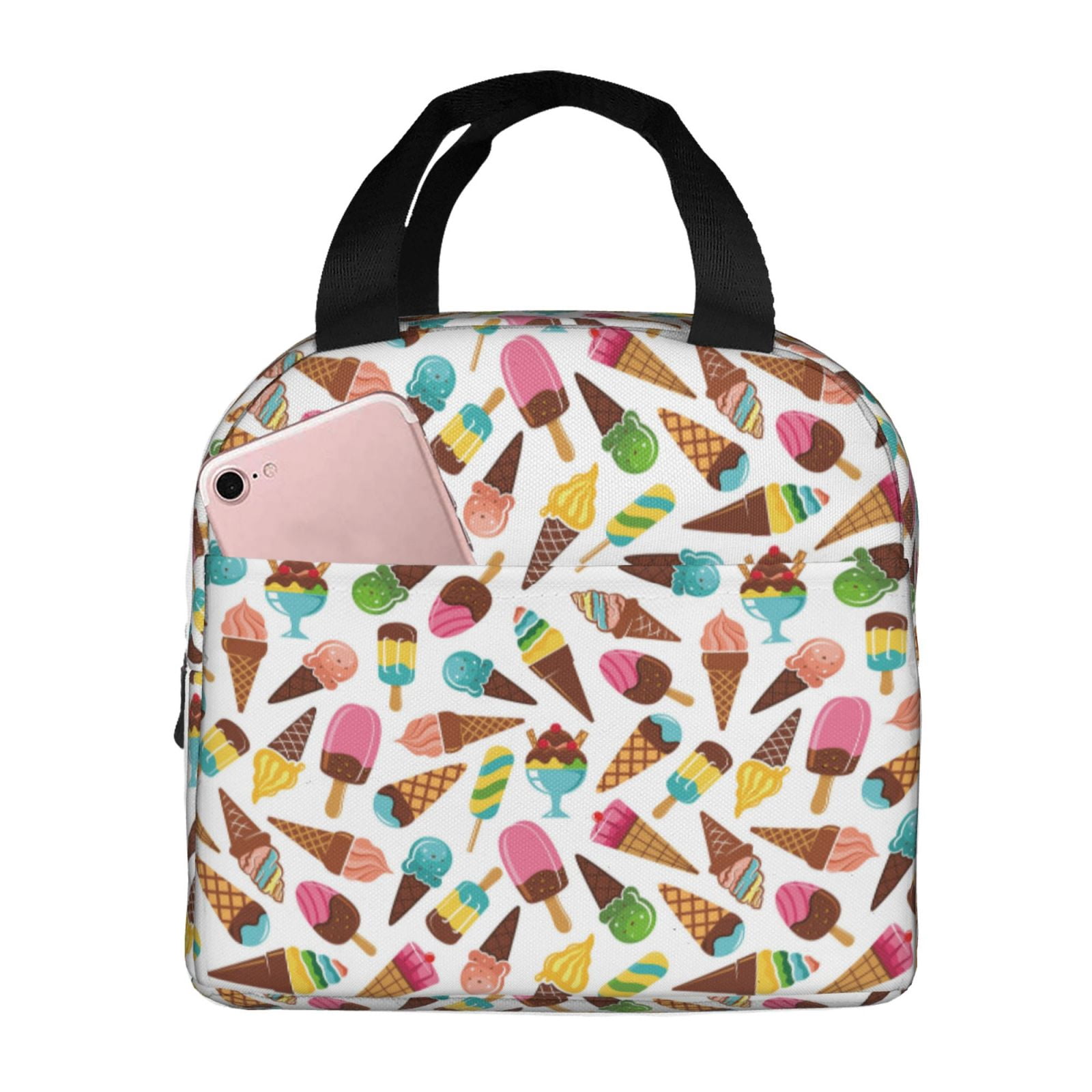 Disketp Ice Cream Popsicles Lunch Bag for Women Men, Leakproof Thermal ...