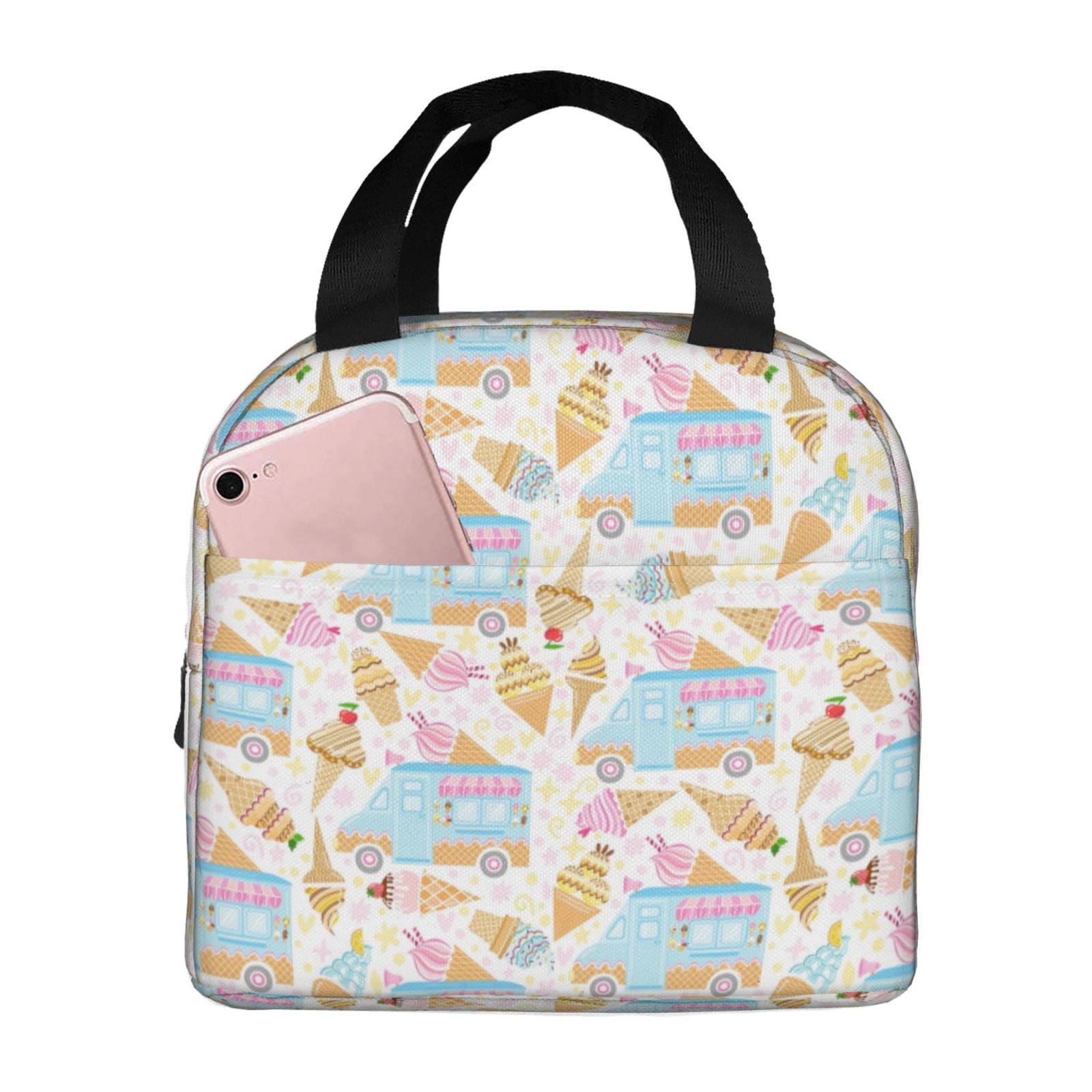 Disketp Icecream Truck Lunch Bag for Women Men, Leakproof Thermal ...