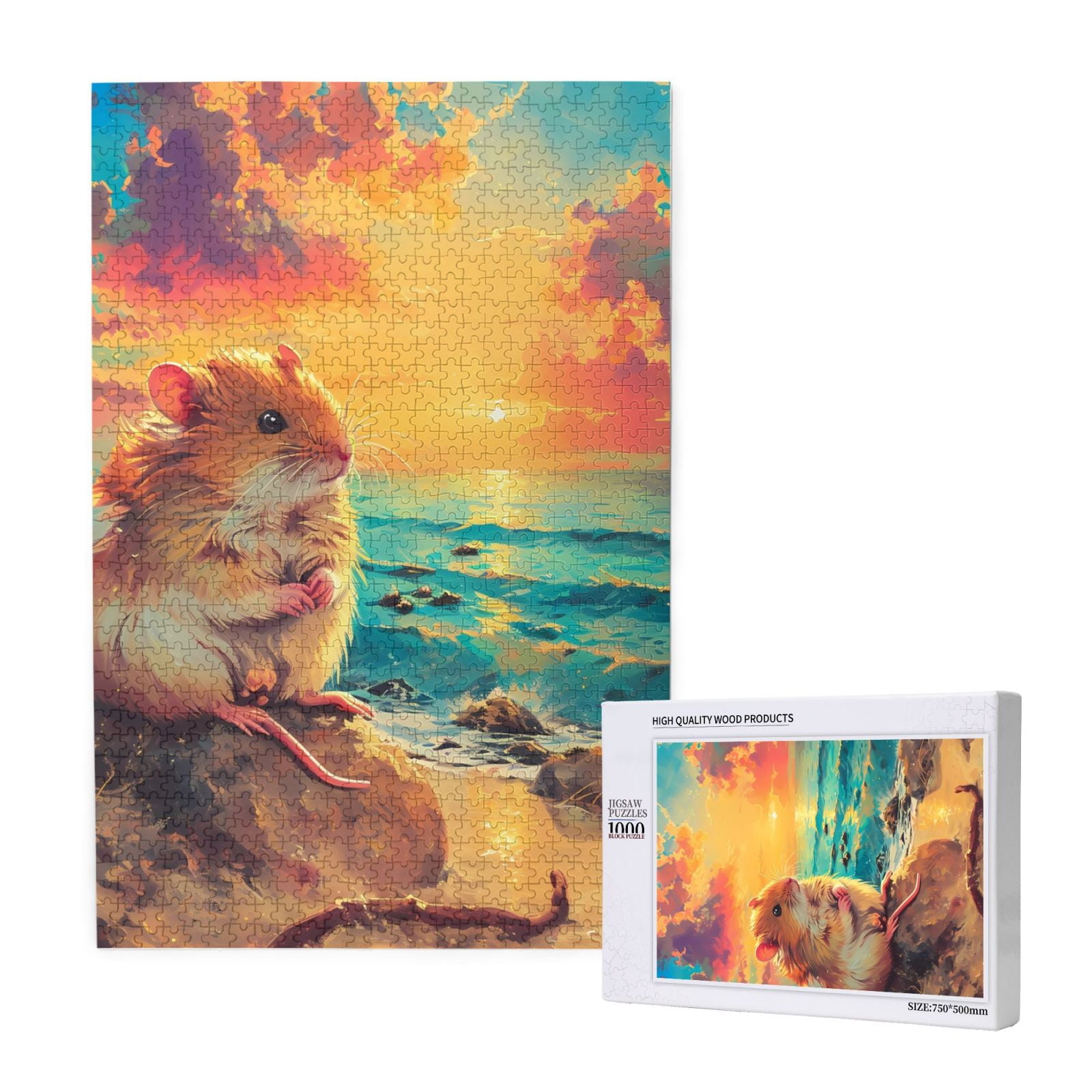 Disketp Island Beach Guinea Pig Custom Puzzle Personalized Puzzles 1000 ...