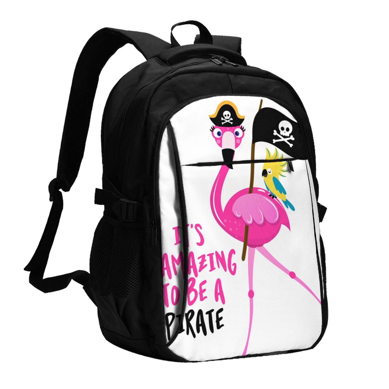 Disketp It'S Flamazing To Be A Pirate Travel Laptop Backpack, Laptops ...