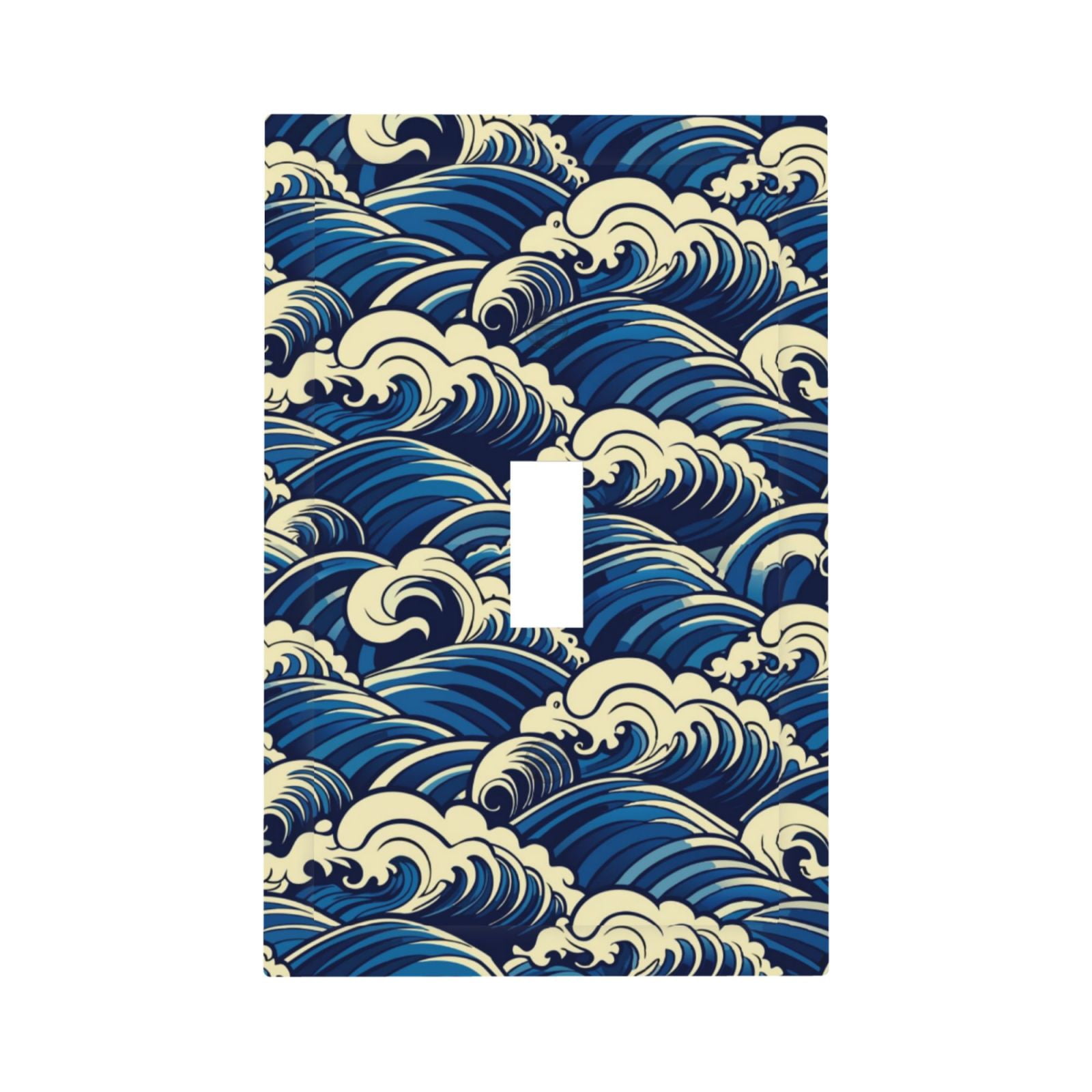 Disketp Japanese Water Wave Decorator Light Switch or Receptacle Outlet ...
