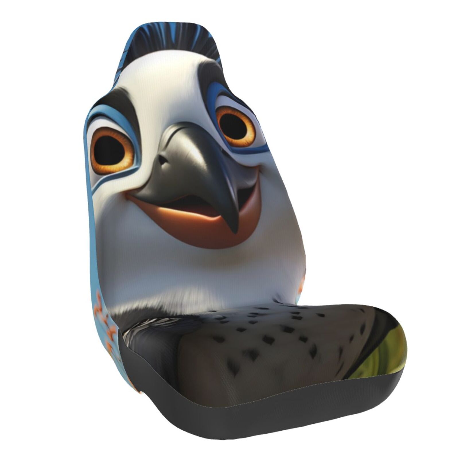 Disketp Joyful Animated Bird Car Seat Covers Universal Front Seat Coves ...