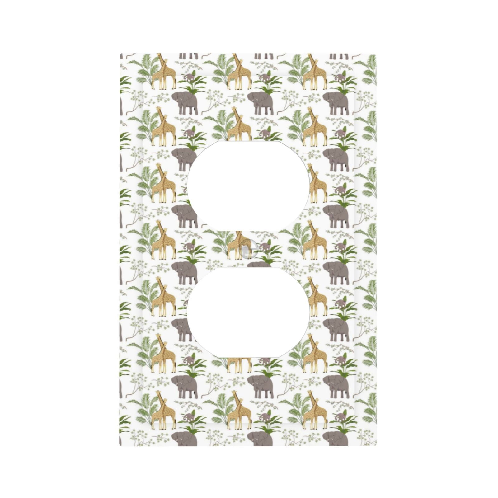 Disketp Jungle Animal Decorator Light Switch or Receptacle Outlet Wall ...