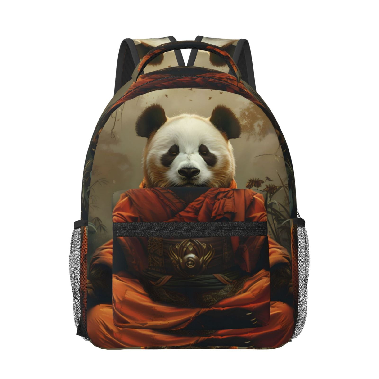 Disketp Jungle Meditating Panda Backpack - Comfortable Daypack with The ...