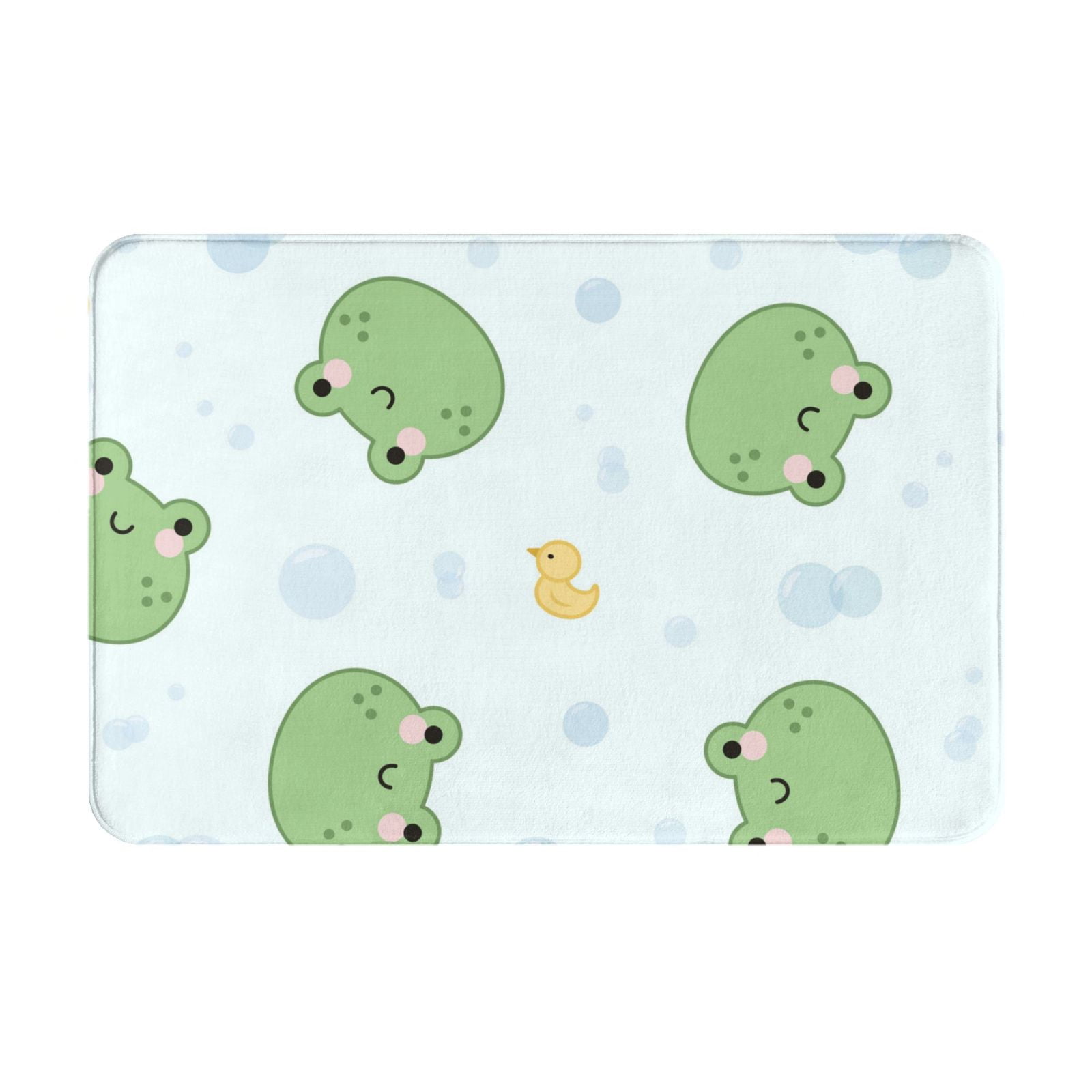 Disketp Kawaii Frogs Mat For Front Door Outside - Doormat Outdoor ...