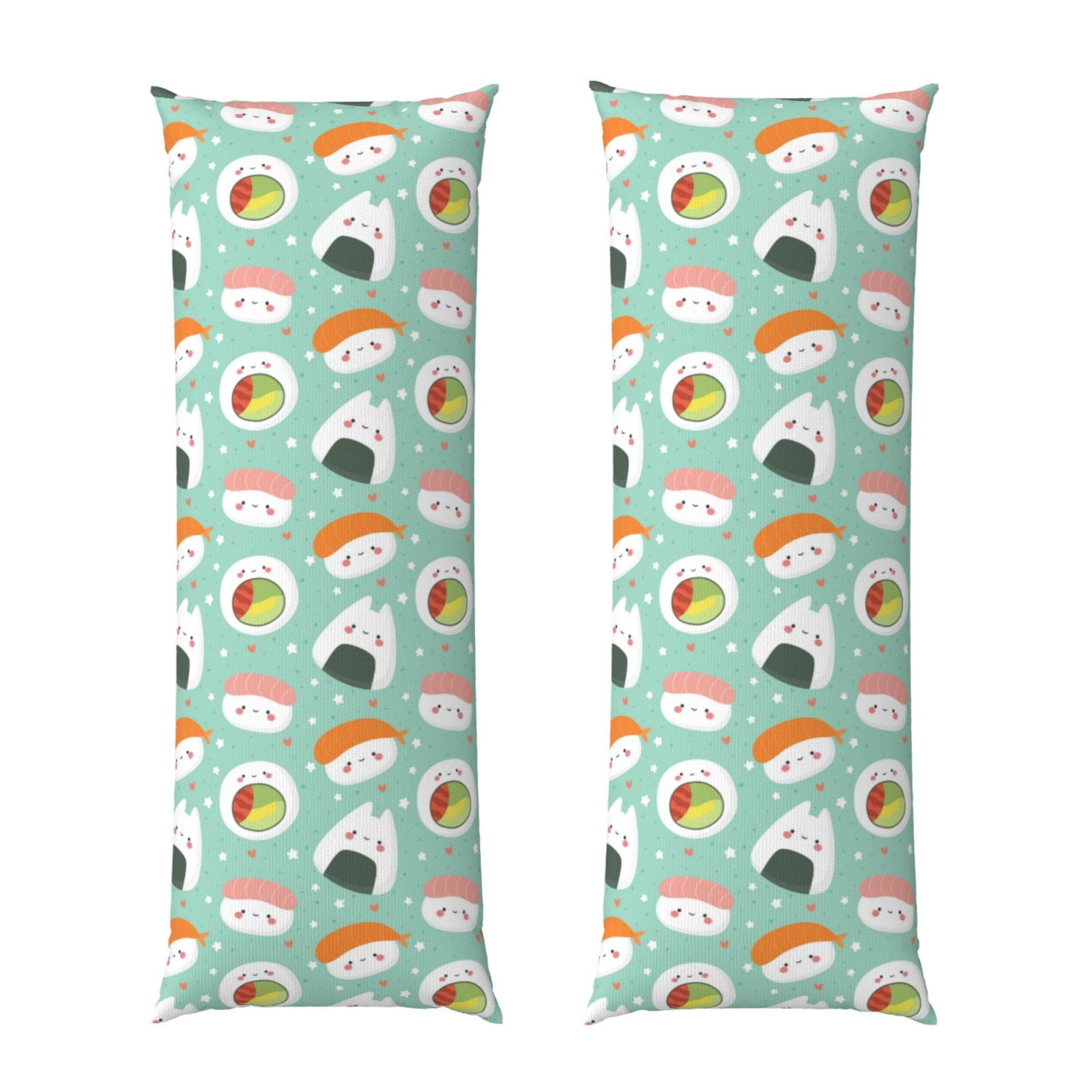 Disketp Kawaii Sushi Print Body Pillow Cover - Super Soft 20x54 Body ...