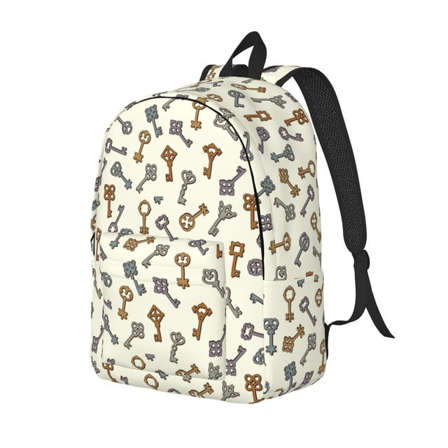 Disketp Keys1 Canvas Backpack Lightweight Travel Daypack Student ...