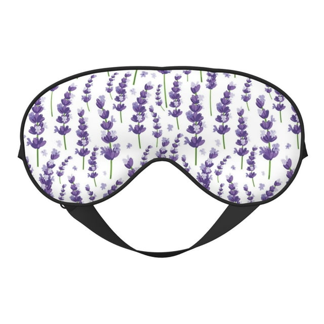 Disketp Lavender Flowers Print Sleep Mask-Eye Mask for Sleeping ...