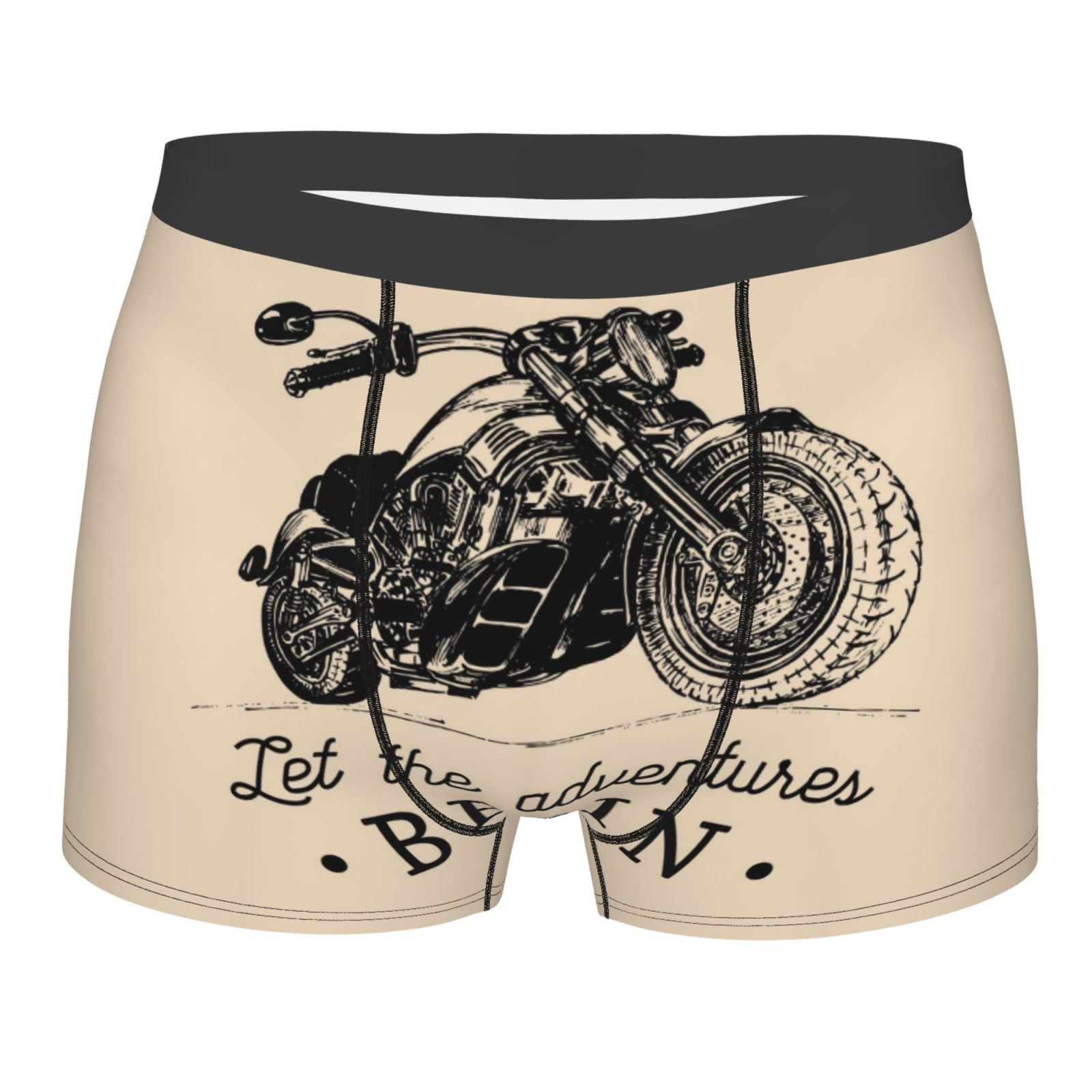 Disketp Let The Adventure Begin Men'S Boxer Briefs,Soft And Breathable ...