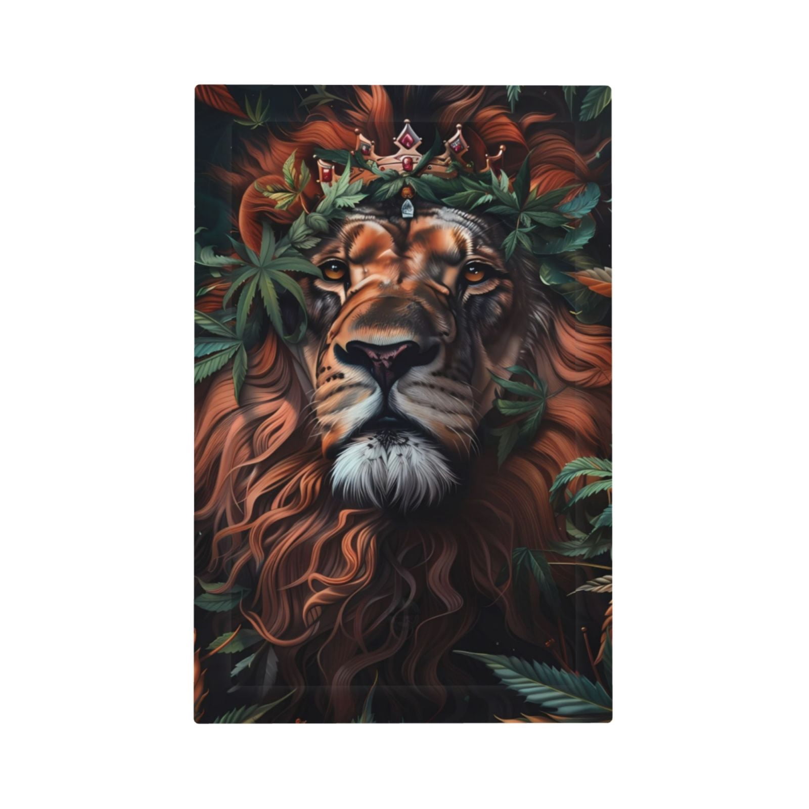 Disketp Lion Forest Crown Decorative Light Switch or Outlet Wall Plate ...