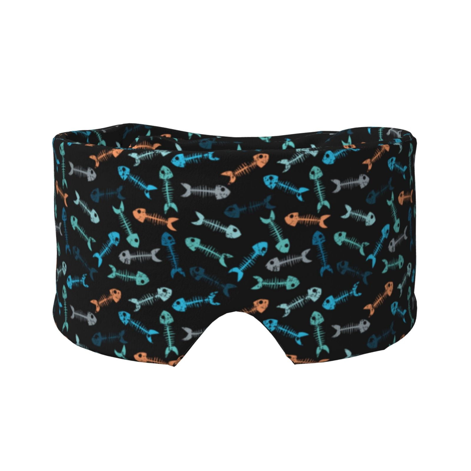 Disketp Little Fish Skeleton Sleep Mask - Eye Mask for Sleeping, Full ...