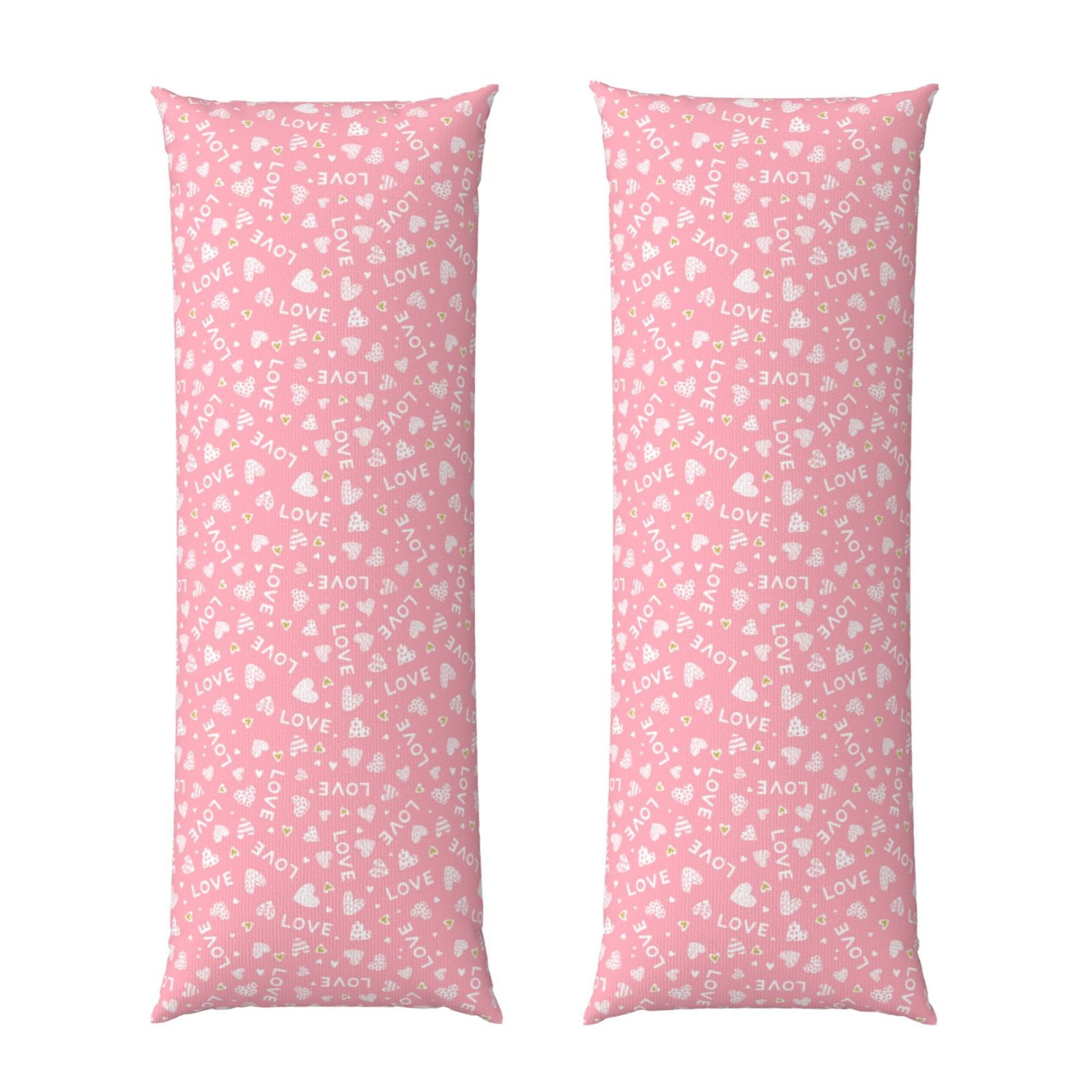 Disketp Love Print Body Pillow Cover - Super Soft 20x54 Body Pillow ...