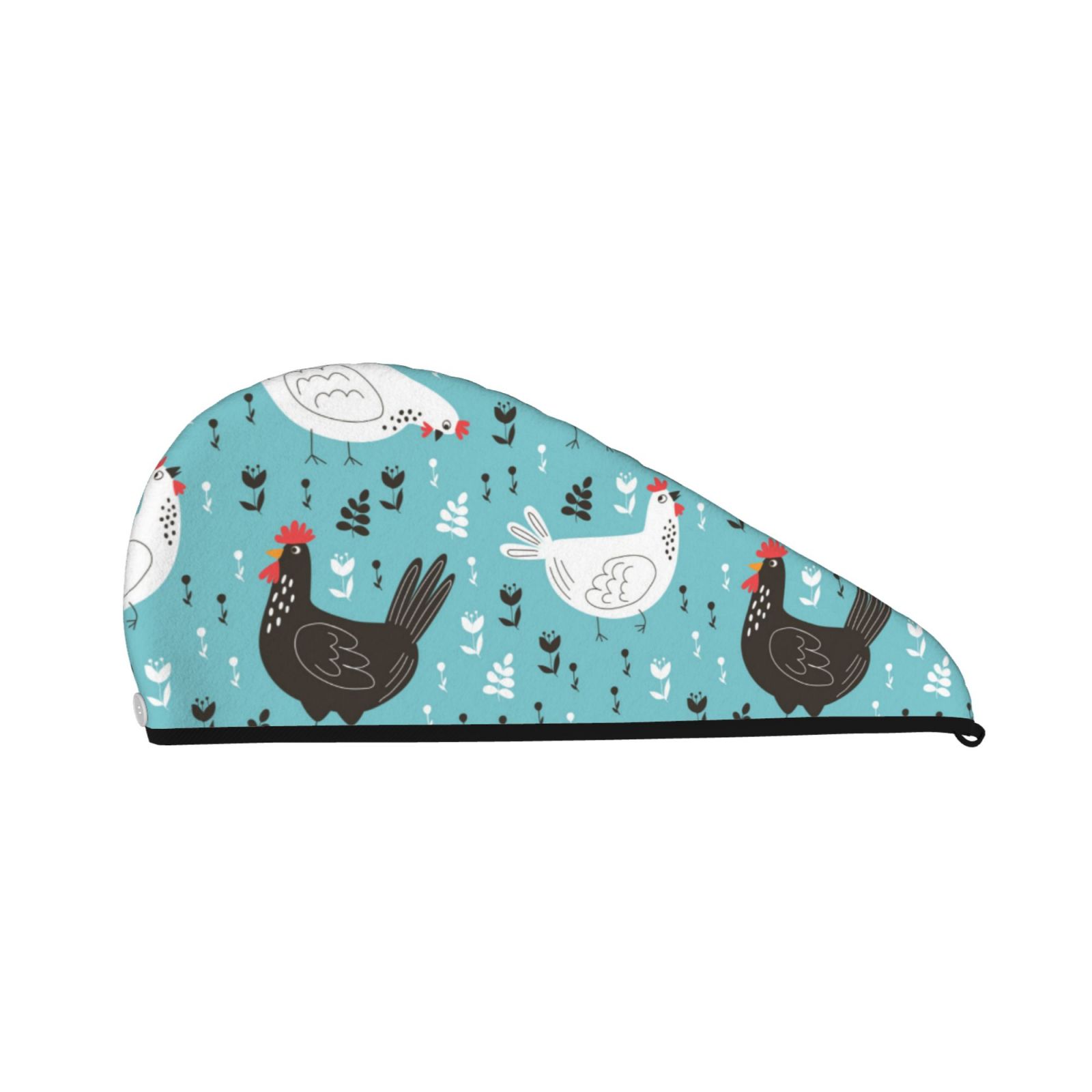 Disketp Lovely Roosters Microfiber Hair Towel Wrap,Hair Drying Towel ...