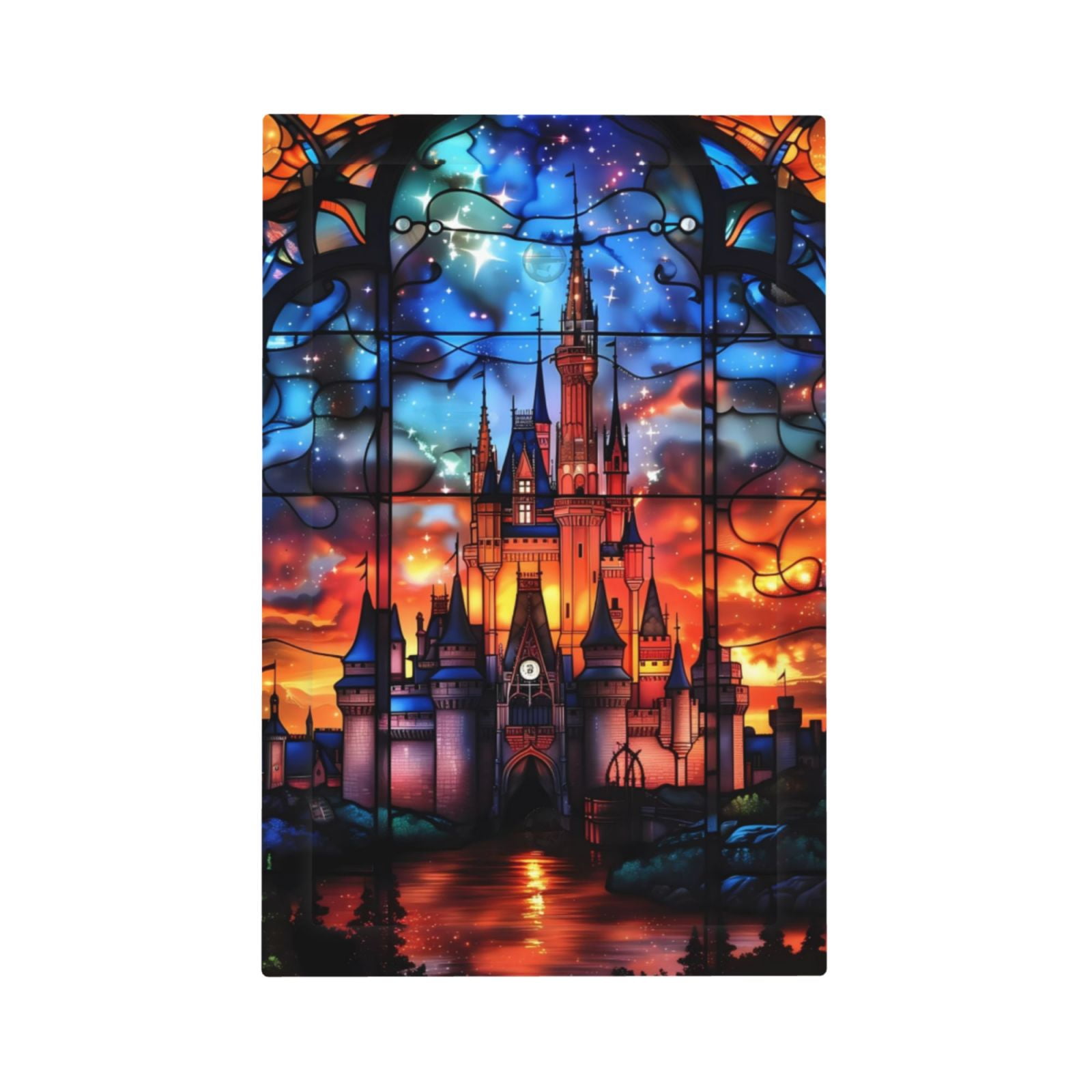 Disketp Magical Stained Glass Castle Decorator Light Switch or ...
