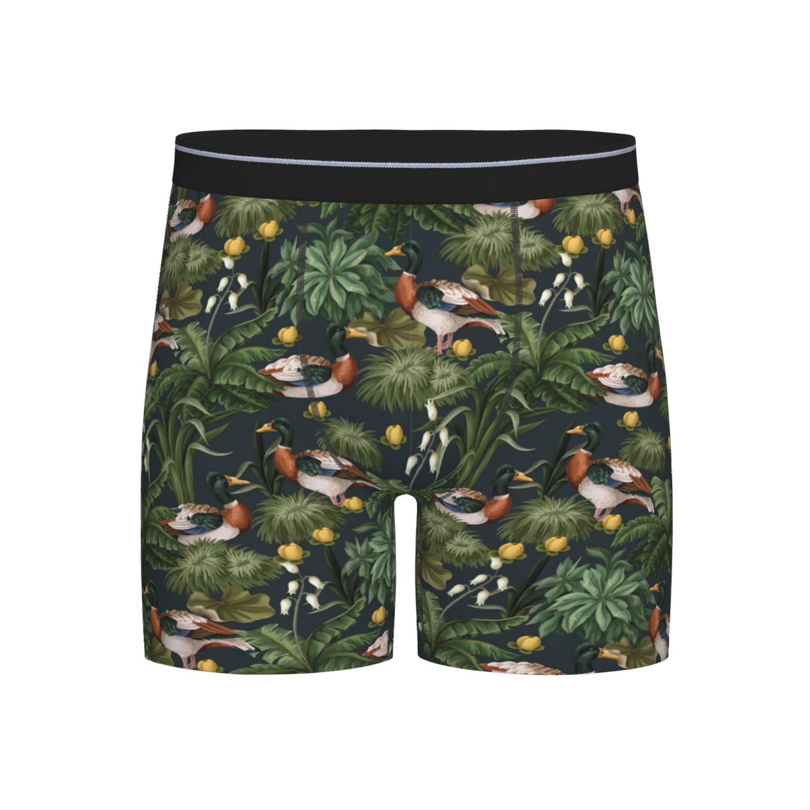 Disketp Mallard Ducks And Water Men's Boxer Briefs Men’s Underwear ...