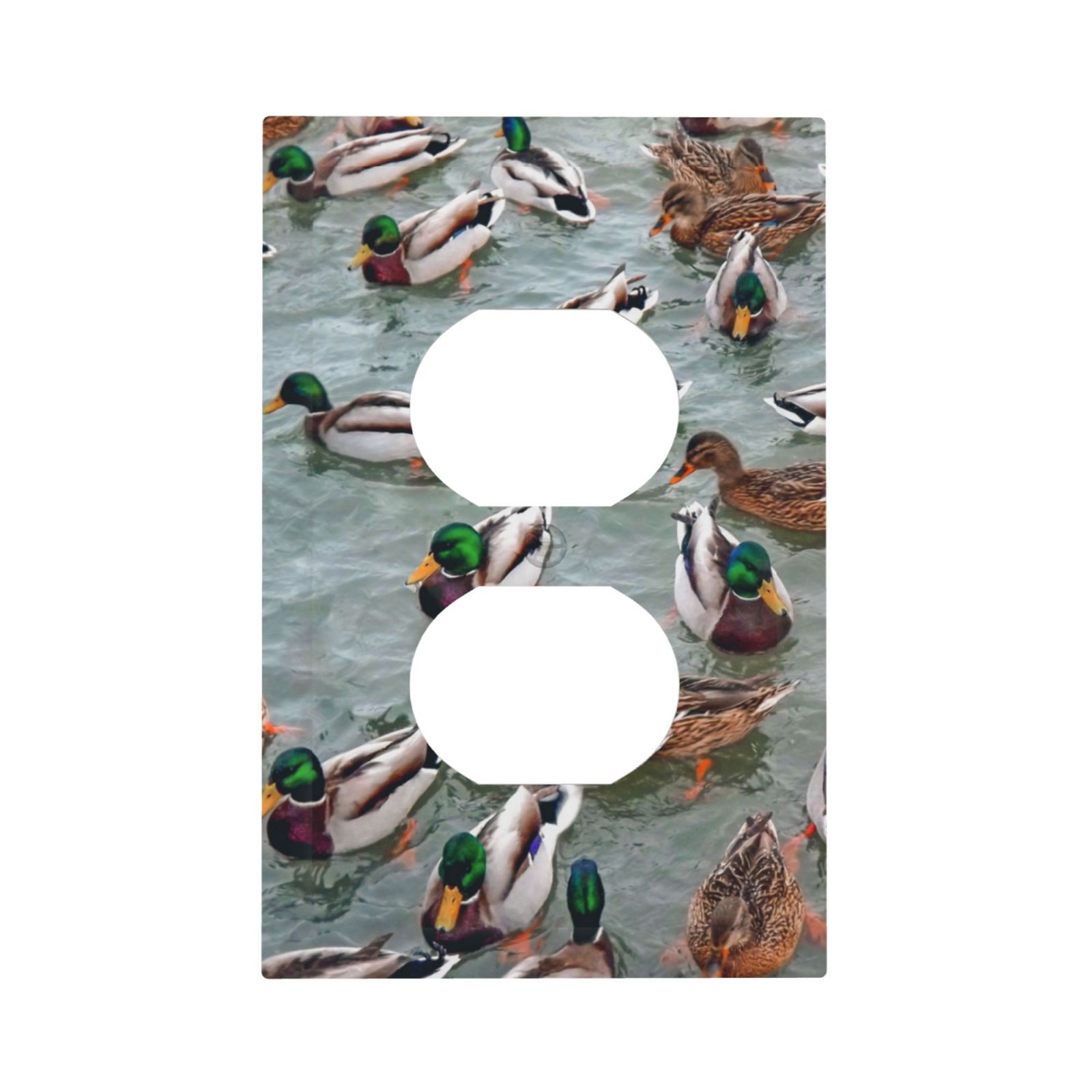 Disketp Mallard Ducks Swimming Decorative Light Switch or Outlet Wall ...