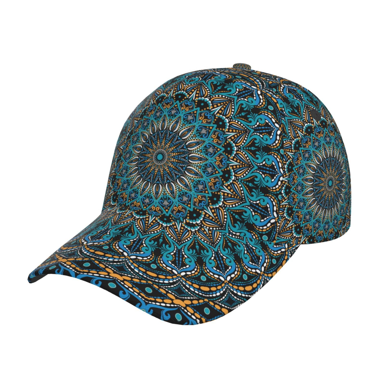 Disketp Mandala Print Baseball Caps For Outdoor Sports Fashion Casual ...