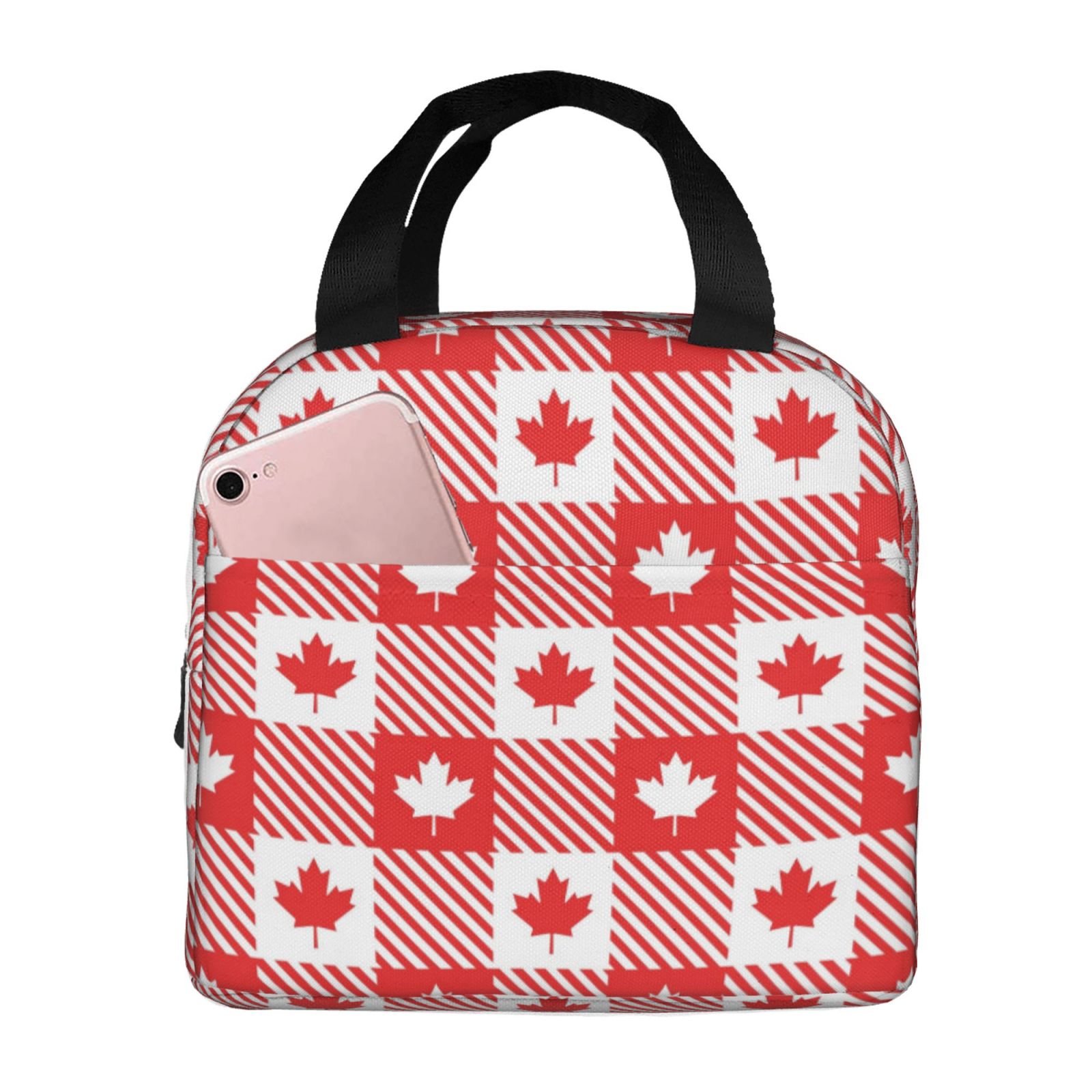 Disketp Maple Leaves1 Lunch Bag for Women Men, Leakproof Thermal Cooler ...
