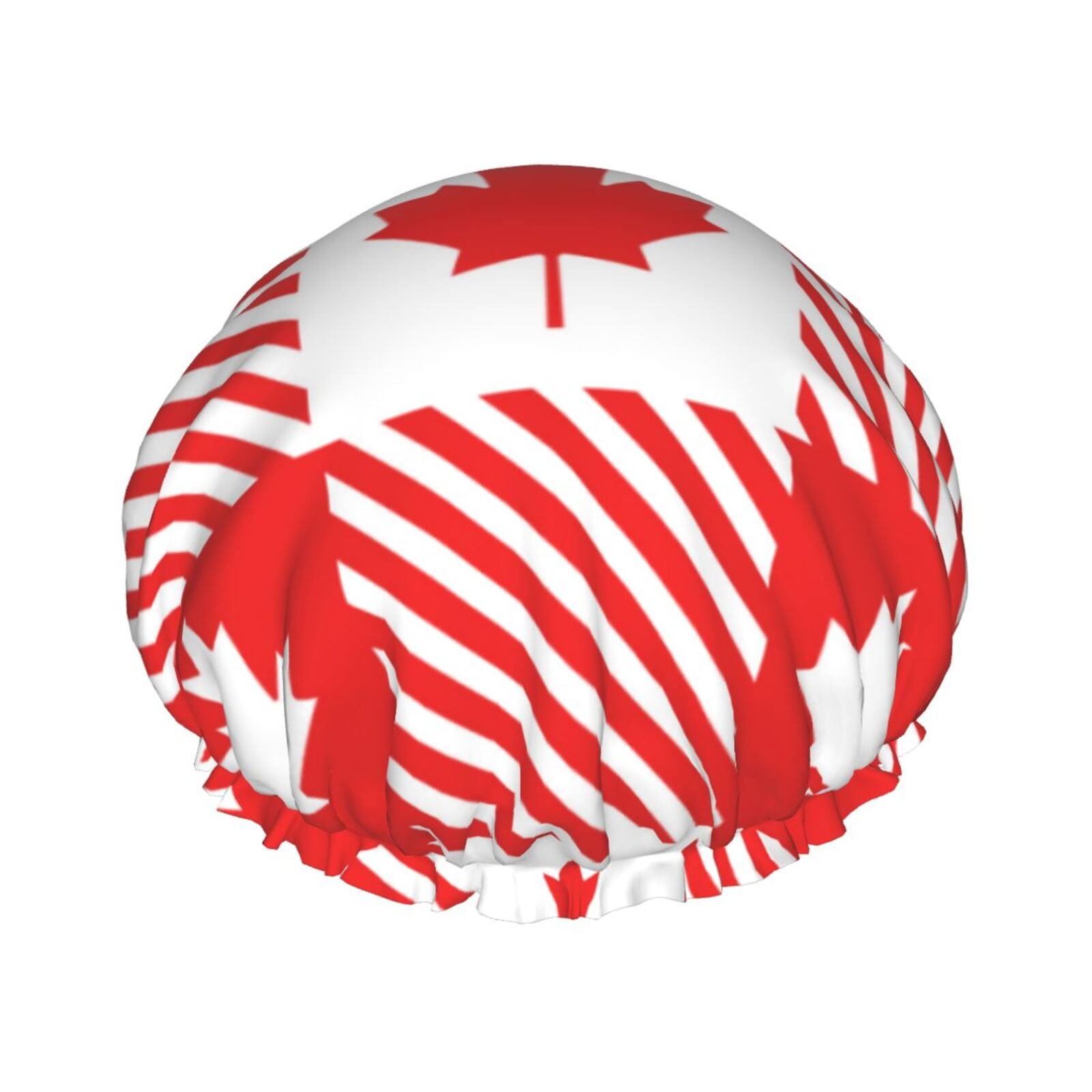 Disketp Maple Leaves1 Shower Caps,Reusable Shower Cap For Women, Double ...