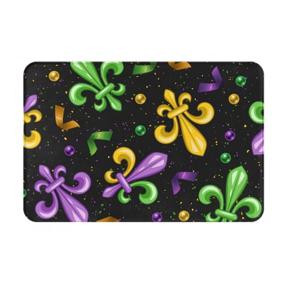 Disketp Mardi Gras Carnival4 Mat For Front Door Outside - Doormat ...