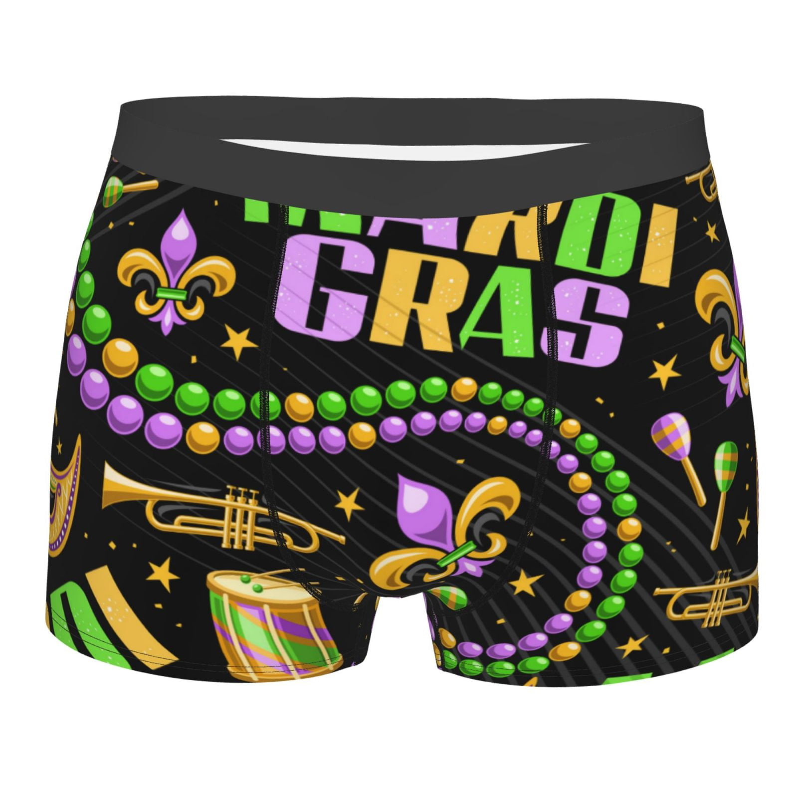 Disketp Mardi Gras3 Men'S Boxer Briefs,Soft And Breathable Cotton ...