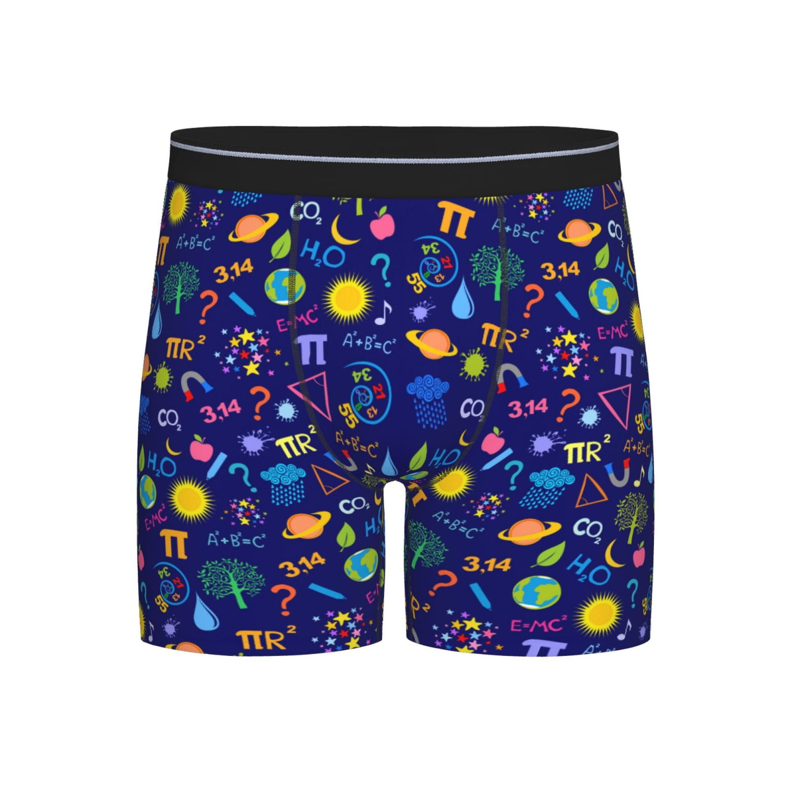 Disketp Mathematics And Chemistry Men's Boxer Briefs Men’s Underwear Boxer Briefs for Men ...