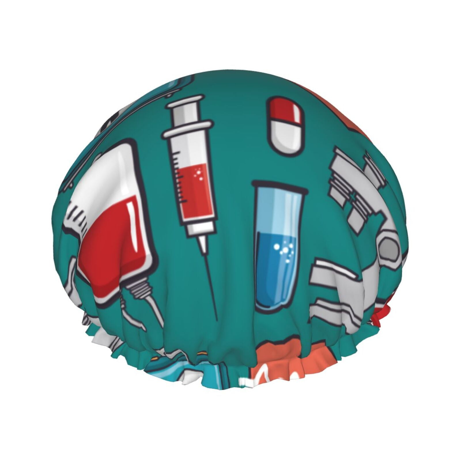 Disketp Medical Elements Shower Caps,Reusable Shower Cap For Women ...