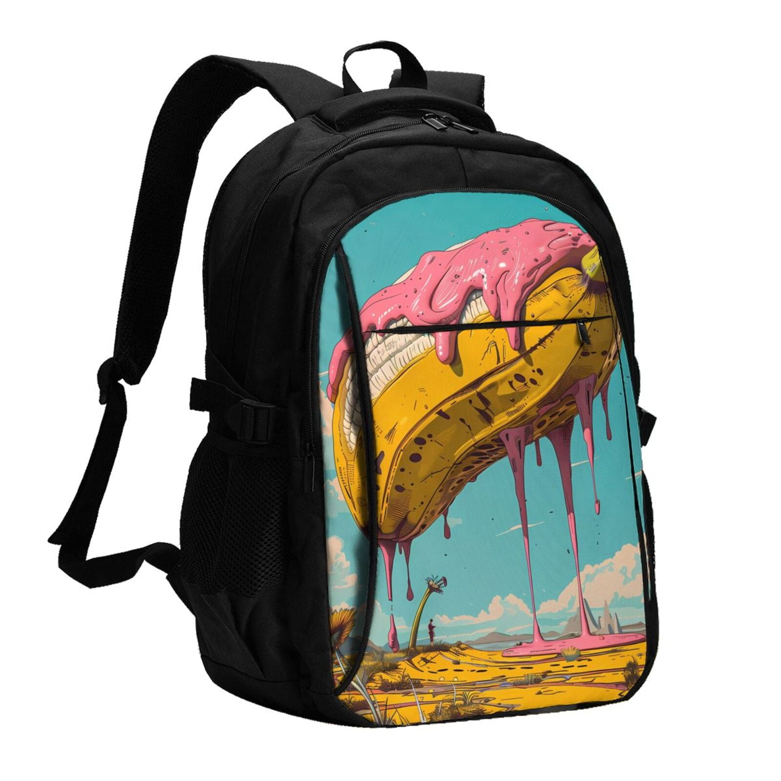Disketp Melting Banana Fantasy Travel Laptop Backpack, Laptops Backpack ...