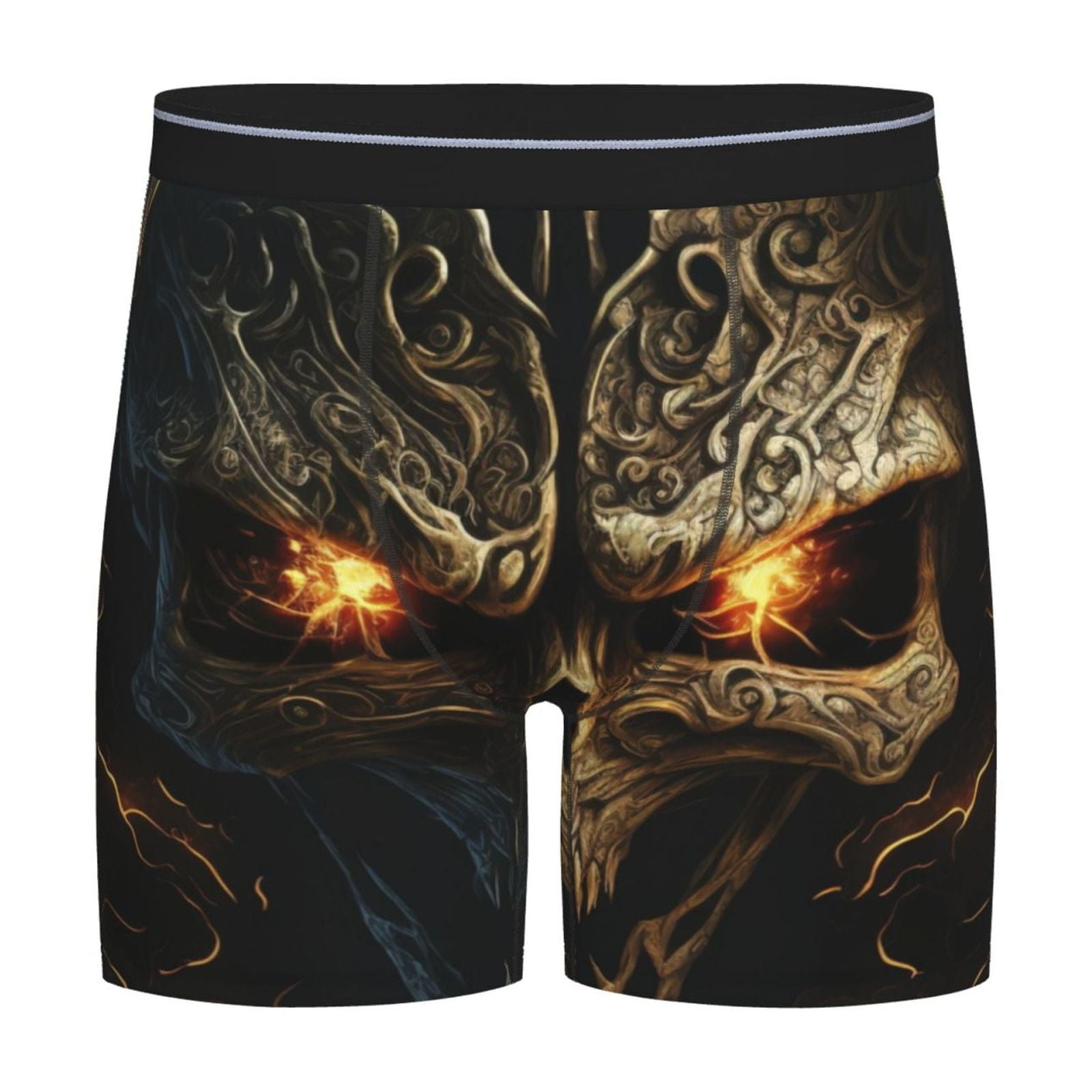 Disketp Metal Evil Skull Men's Boxer Briefs Men’s Underwear Boxer ...