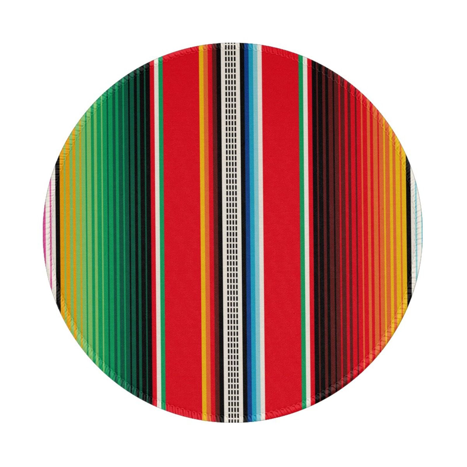 Disketp Mexican Serape Blanket Stripes Small Mouse Pad 7.9x7.9 Inches ...