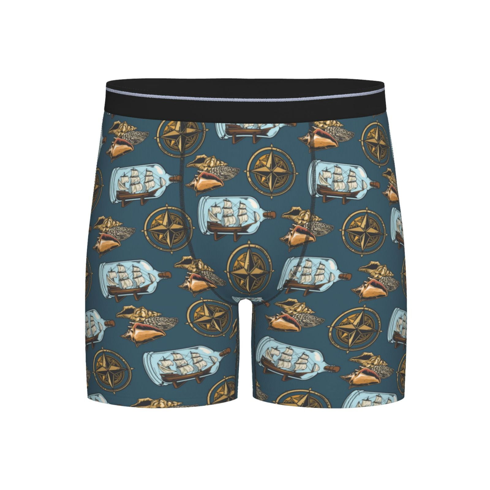 Disketp Miniature Ship In Bottle Men's Boxer Briefs Men’s Underwear ...