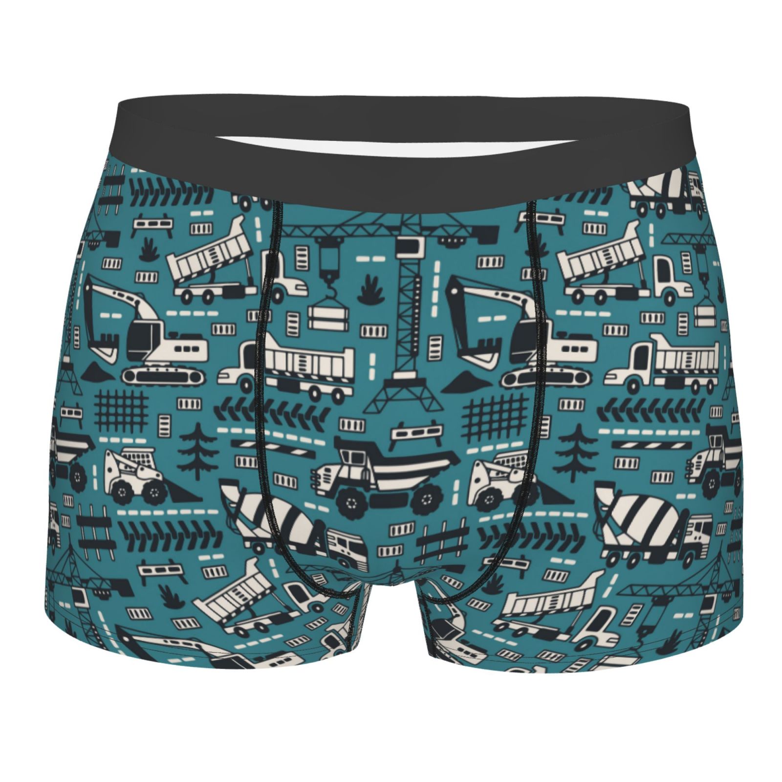 Disketp Modern Excavator Men's Boxer Briefs,Soft and Breathable Cotton ...