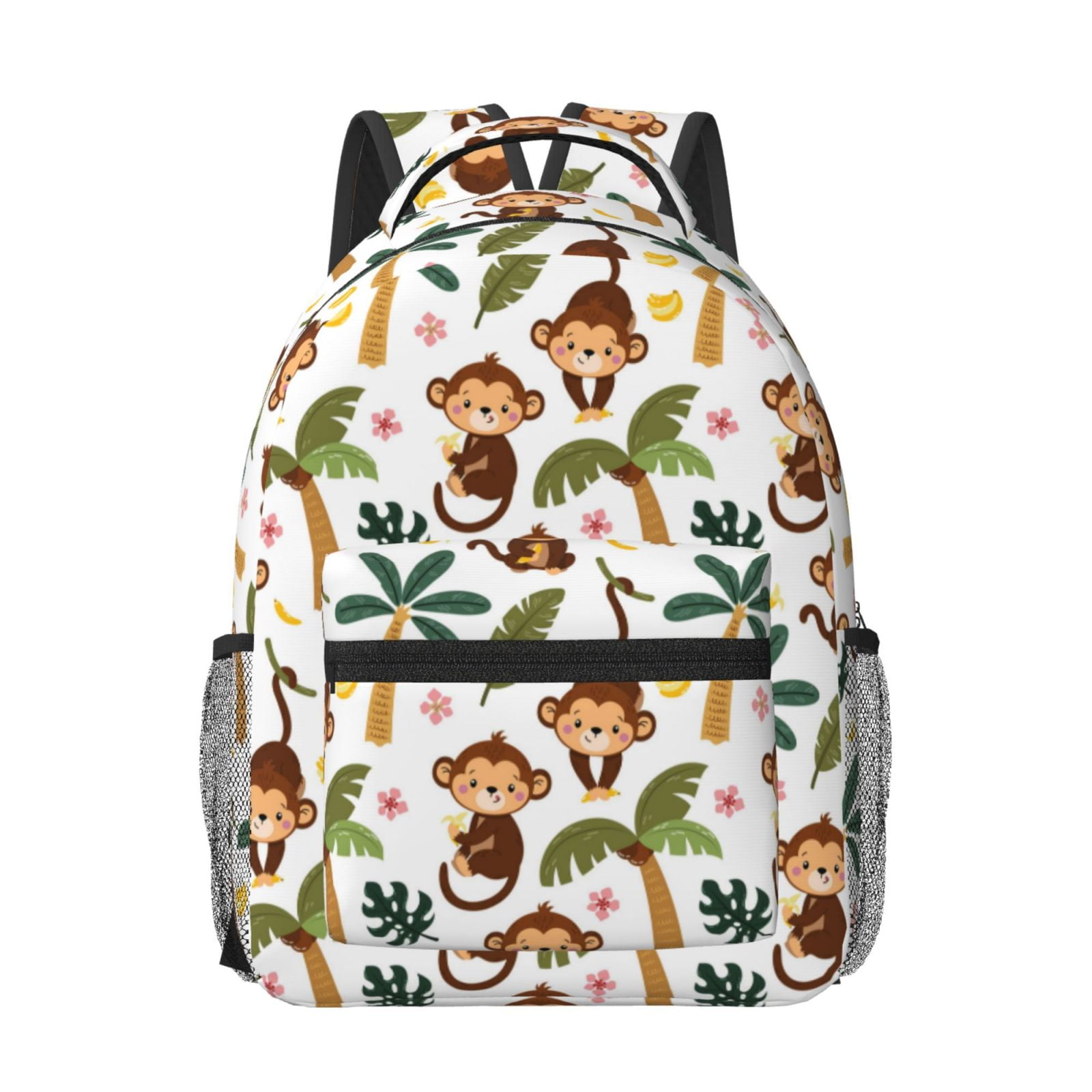 Disketp Monkeys Swinging from Palms Backpack - Comfortable Daypack with ...