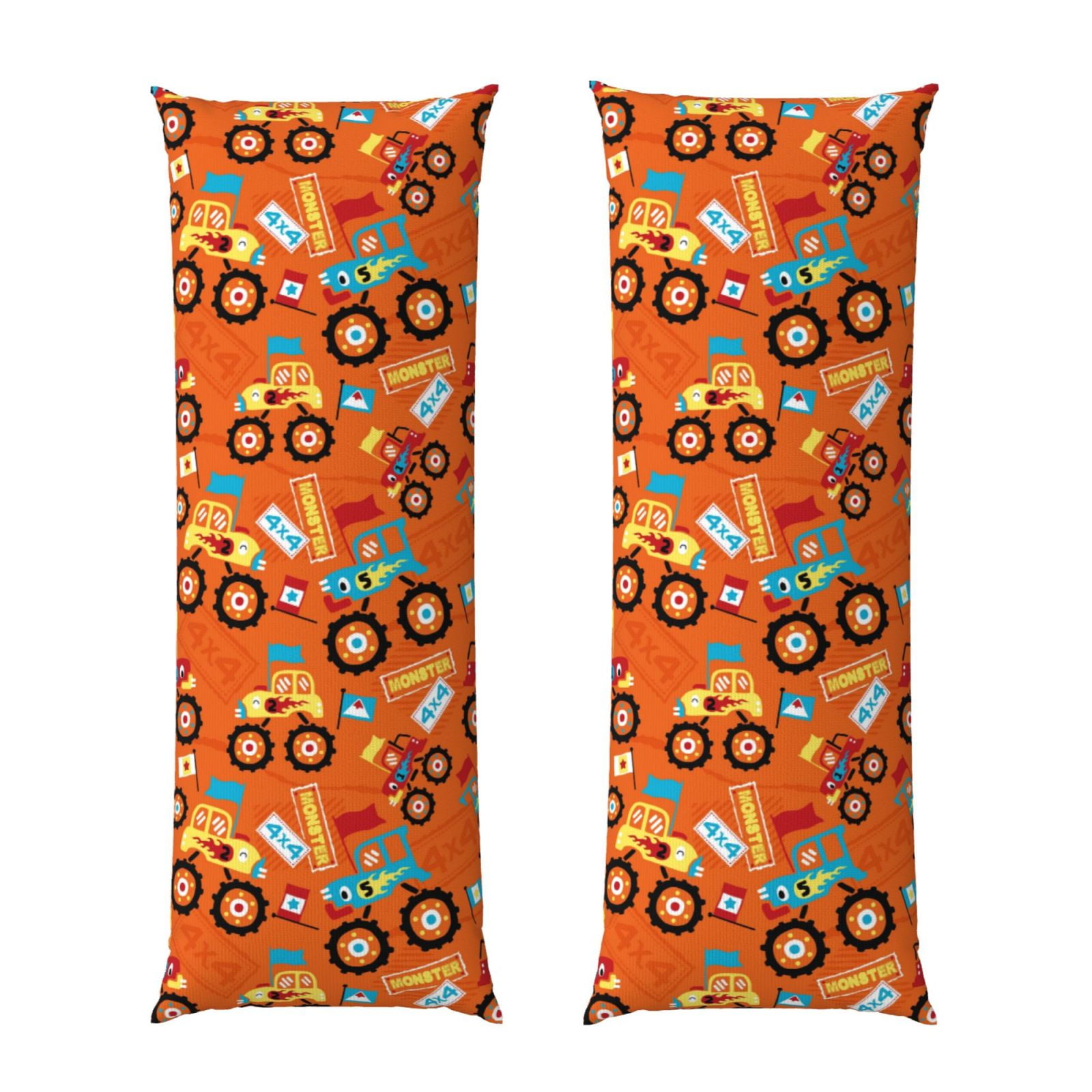 Disketp Monster Truck Print Body Pillow Cover - Super Soft 20x54 Body ...