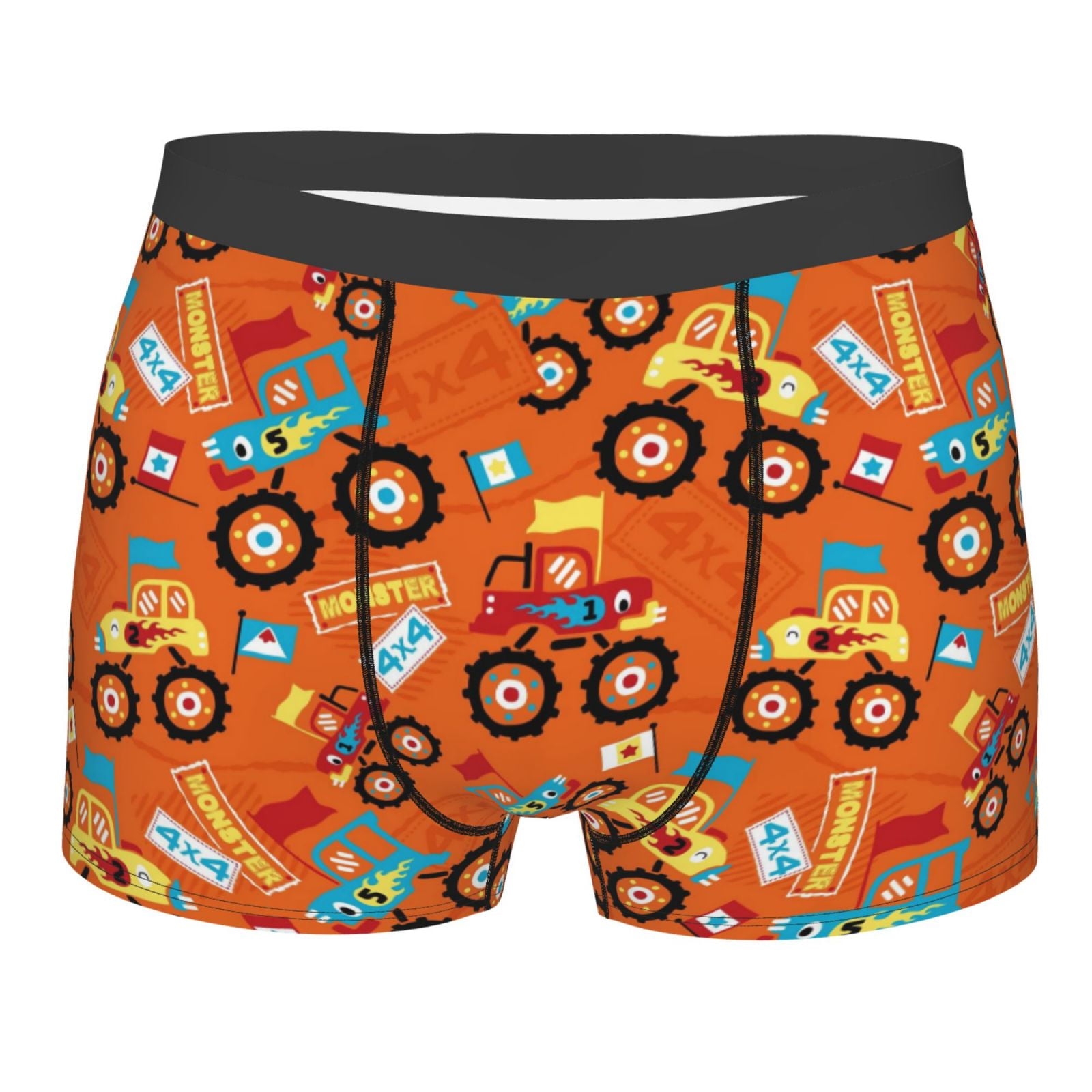 Disketp Monster Truck,Truck Cartoon Men's Boxer Briefs,Soft and ...