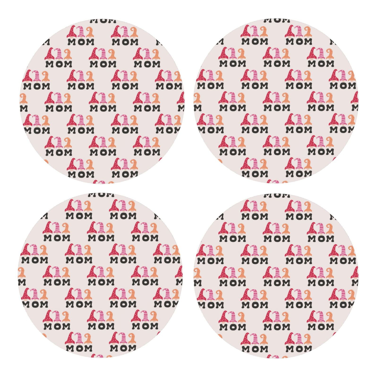 Disketp Mothers Day MDF Cork Coaster 4 Pcs - Absorbent Beverage ...