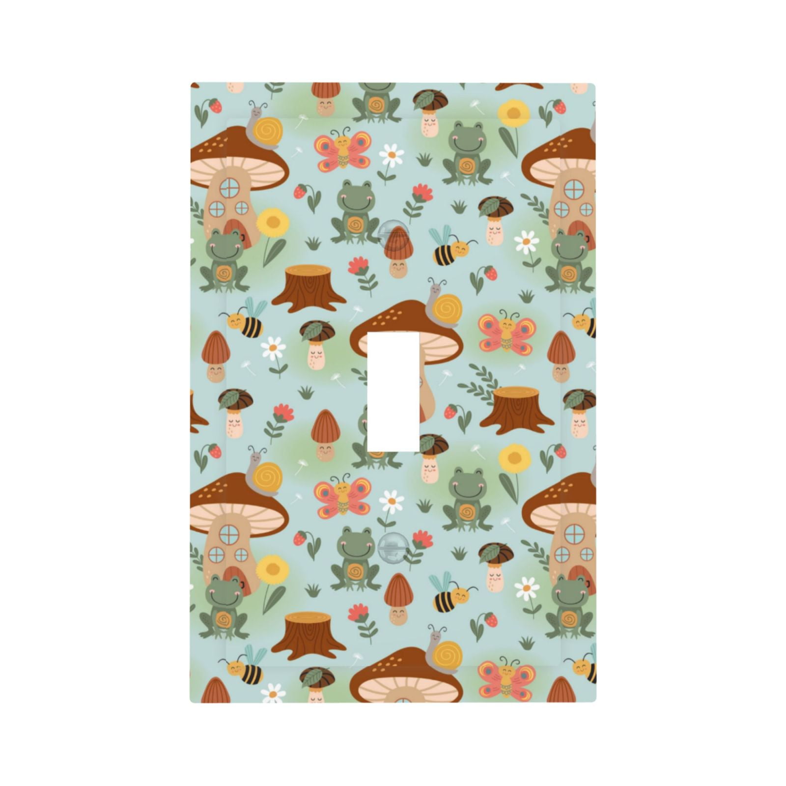 Disketp Mushroom House Insect Frog Decorator Light Switch or Receptacle ...