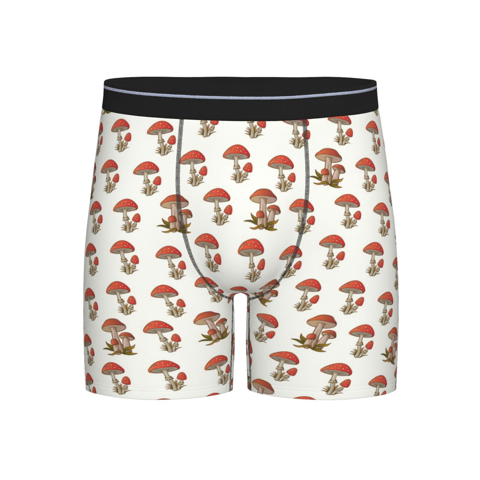 Disketp Mushroom Men's Boxer Briefs Men’s Underwear Boxer Briefs for ...