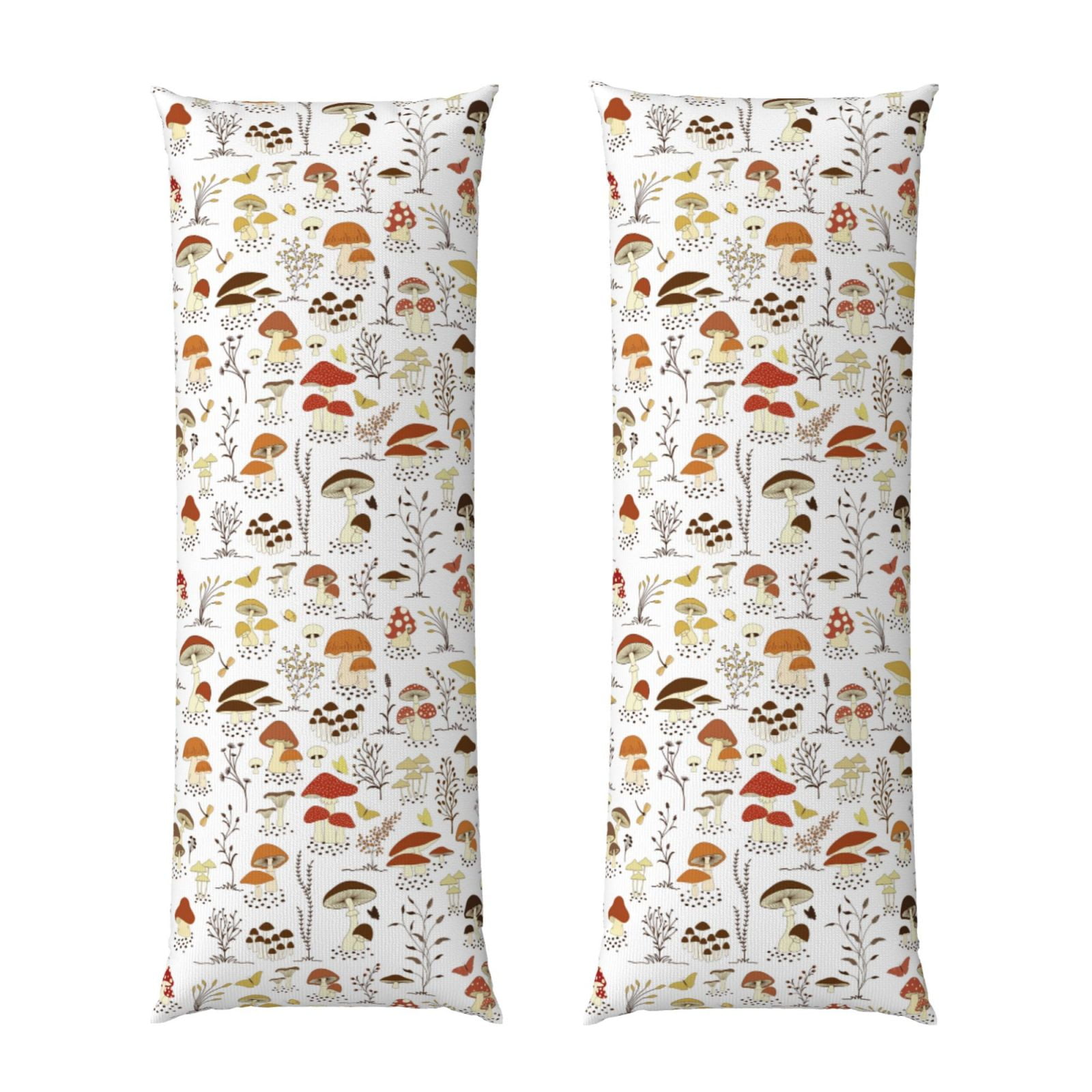 Toddler Pillow Case Brown Micro Suede Body Pillow Cover – Soft, 20x54 ...