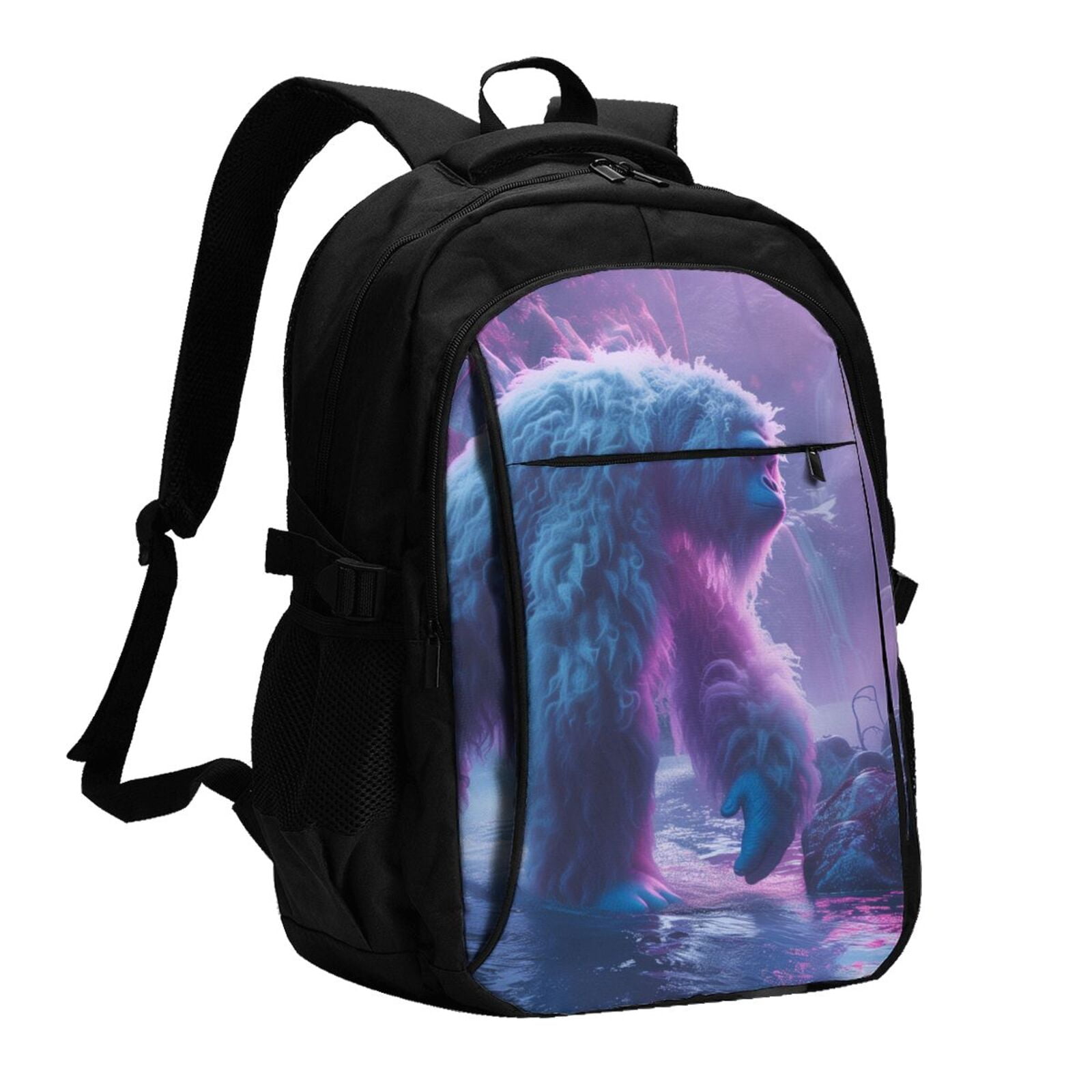 Disketp Mystical White gorilla Jungle Travel Laptop Backpack, Laptops ...
