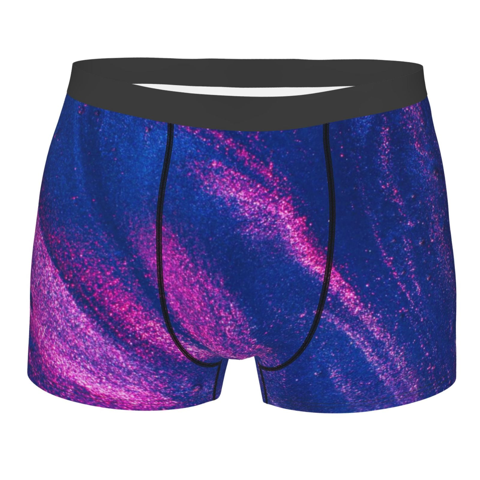 Disketp Neon Gradient Blue Men'S Boxer Briefs,Soft And Breathable ...
