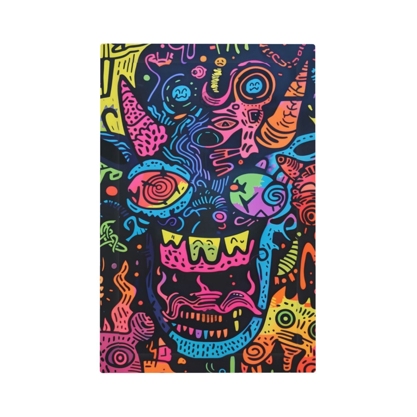 Disketp Neon Graffiti Urban Art Decorative Light Switch or Outlet Wall ...