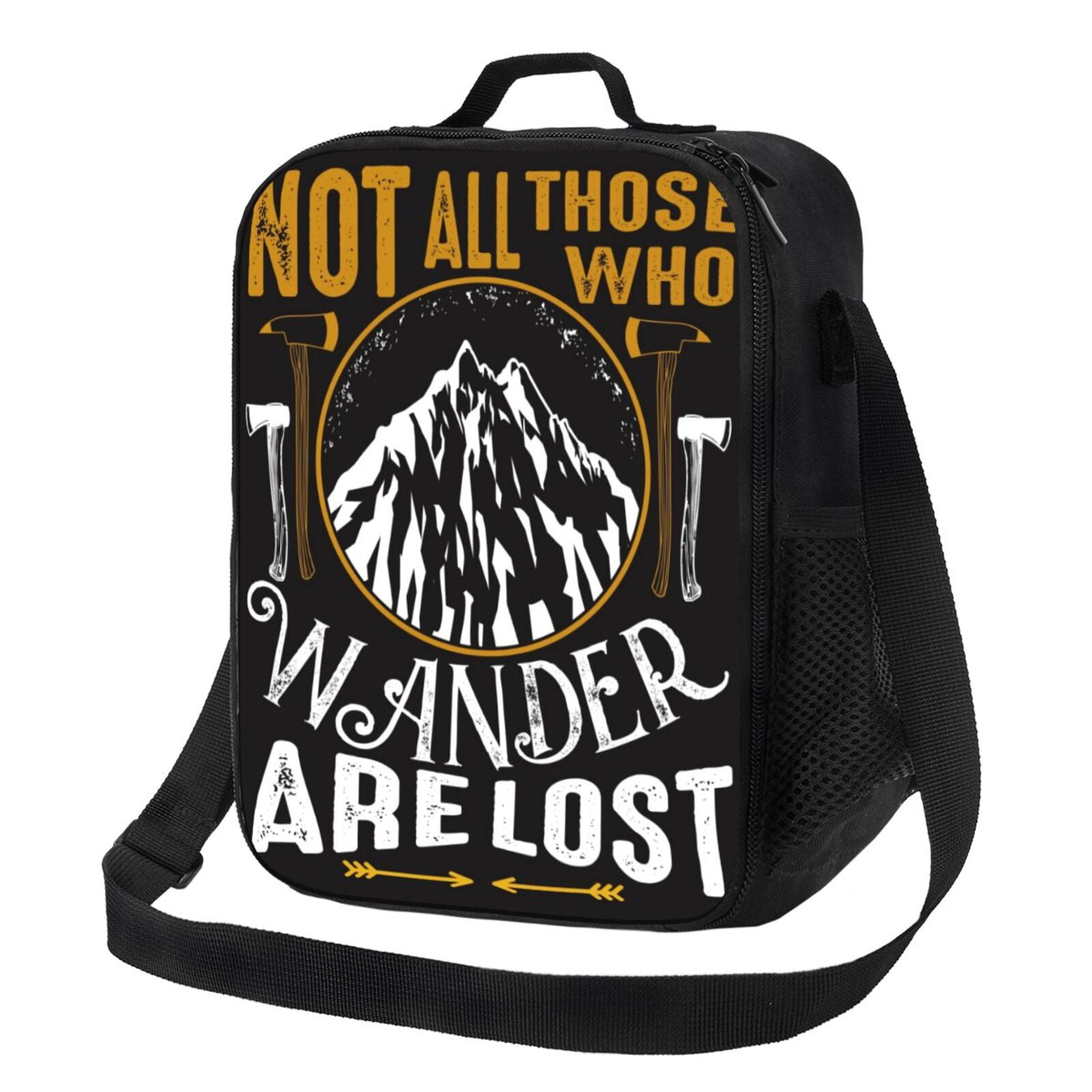 Disketp Not All Those Who Wander Are Lost 1 Insulated Lunch Bag Lunch ...