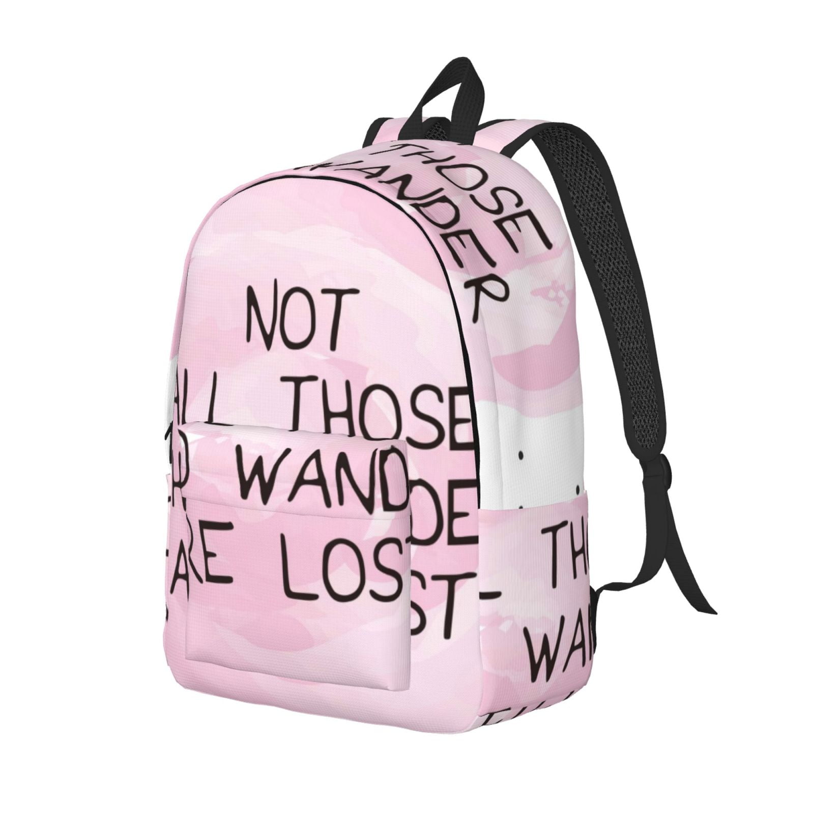 Disketp Not All Those Who Wander Are Lost Canvas Backpack Lightweight ...