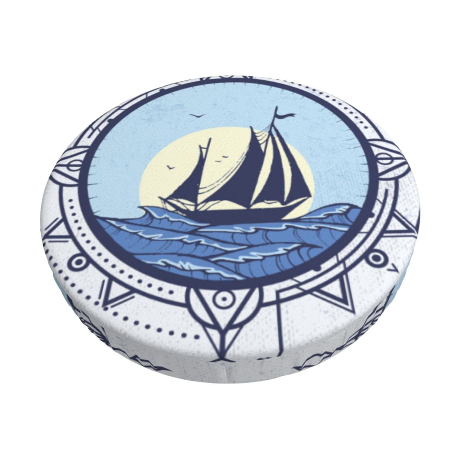 Disketp Not All Who Wander Are Lost2 Stool Covers Round, Super Soft ...