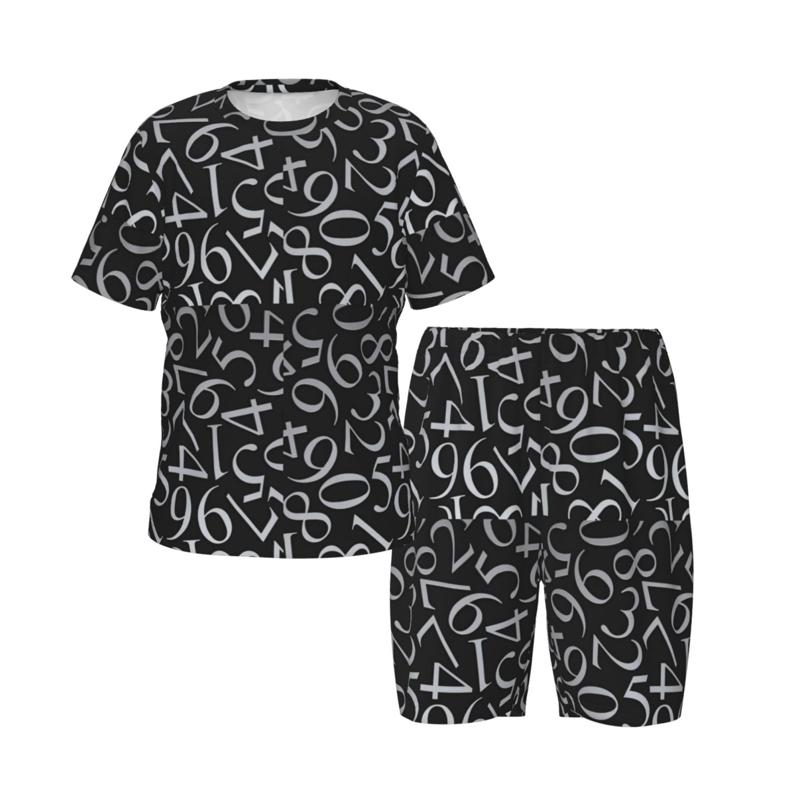 Disketp Numbers for Kids Short Sleeve Pajamas Kids Summer Pjs Children ...