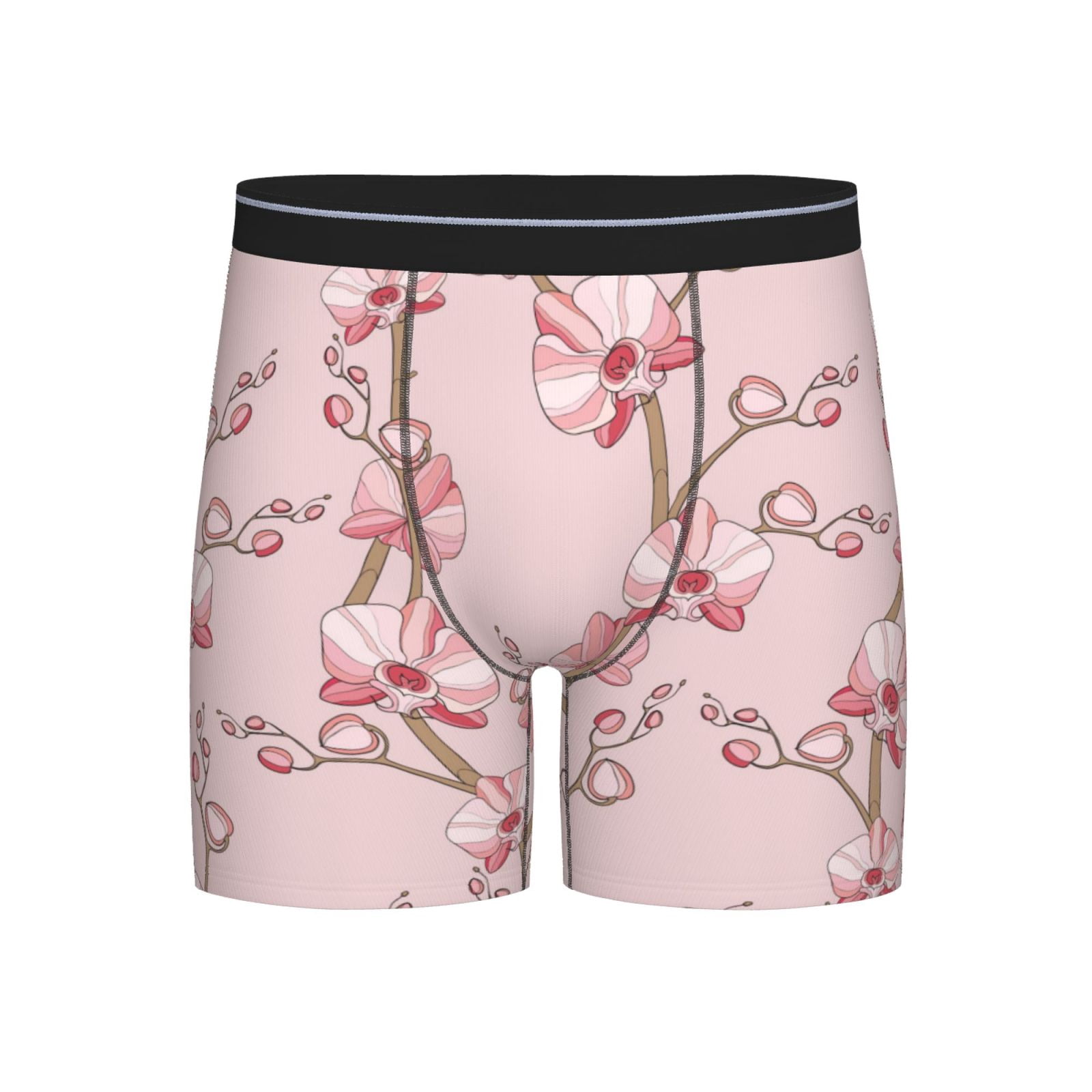 Disketp Orchids Flowers Men's Boxer Briefs Men’s Underwear Boxer Briefs ...